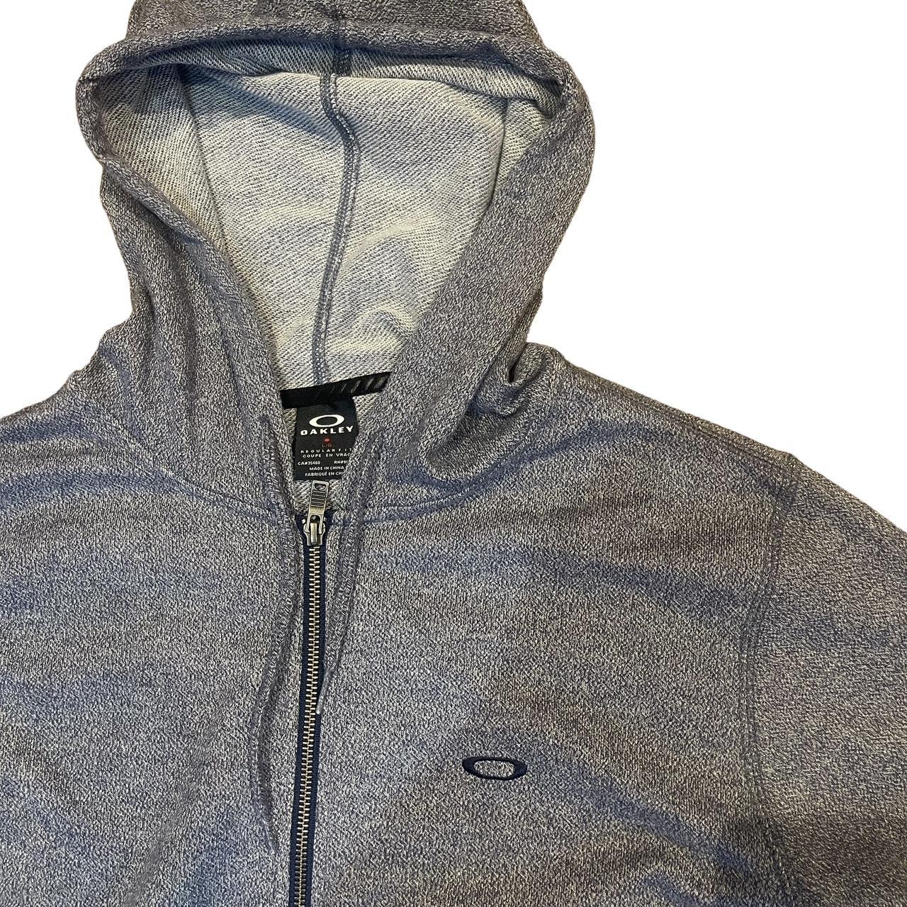 Oakley zip up hoodie Size L Embroidered Oakley... - Depop