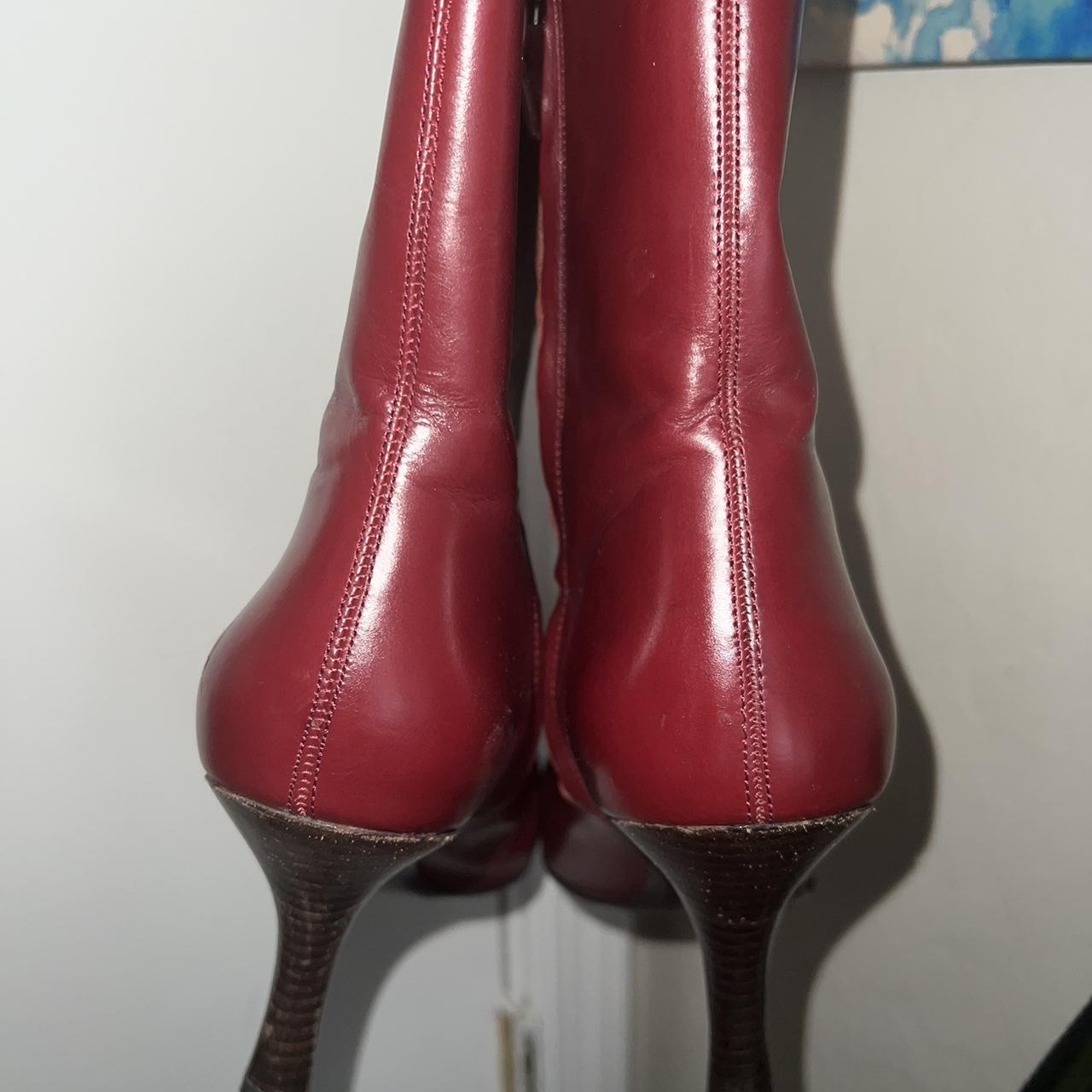 Nine West Ruby Booties, size 8 1/2 still in decent... - Depop