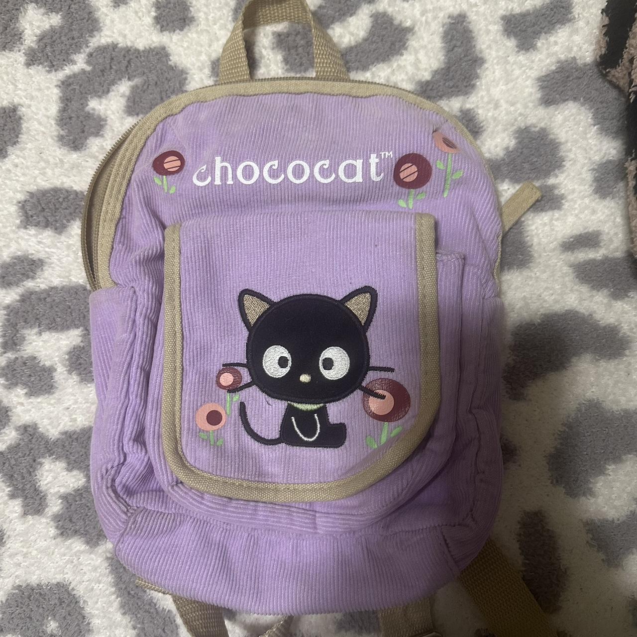 Chococat corduroy small backpack! Other matching set... - Depop