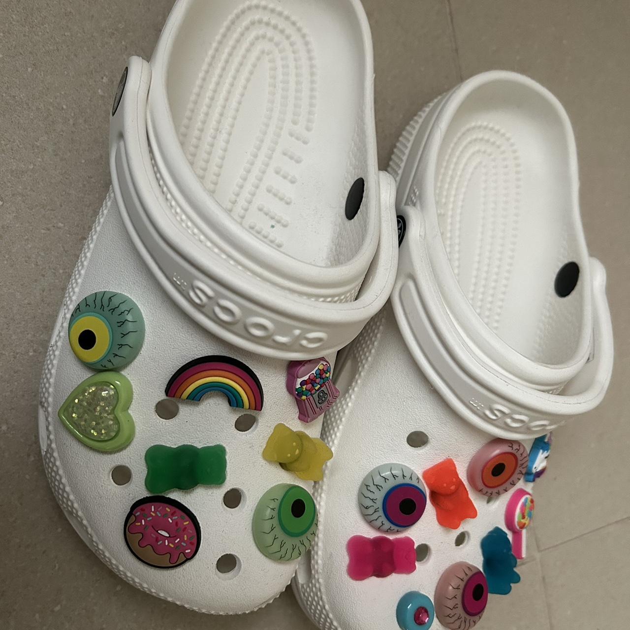 Crocs Classics White unisex Crocs classic... - Depop
