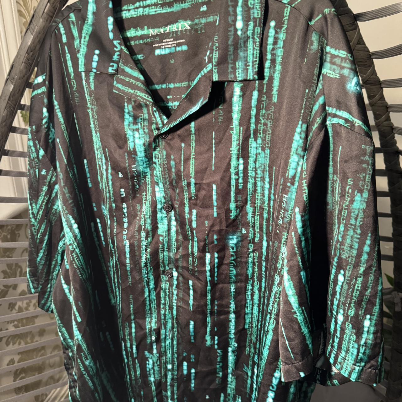Cool matrix shirt - brand new never worn as ordered... - Depop