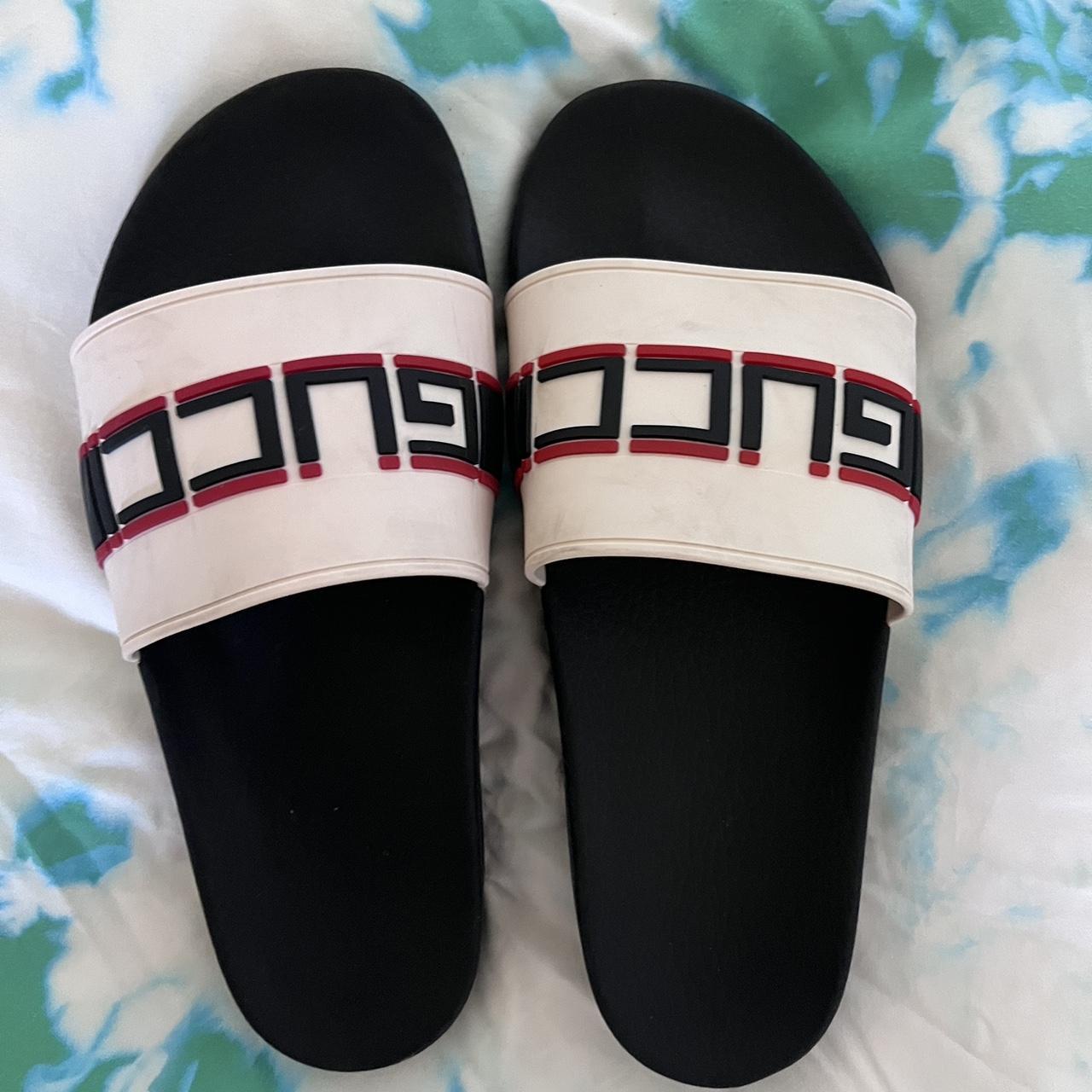 GUCCI SLIDES BARELY WORN Fits UK 10-10.5 - Depop