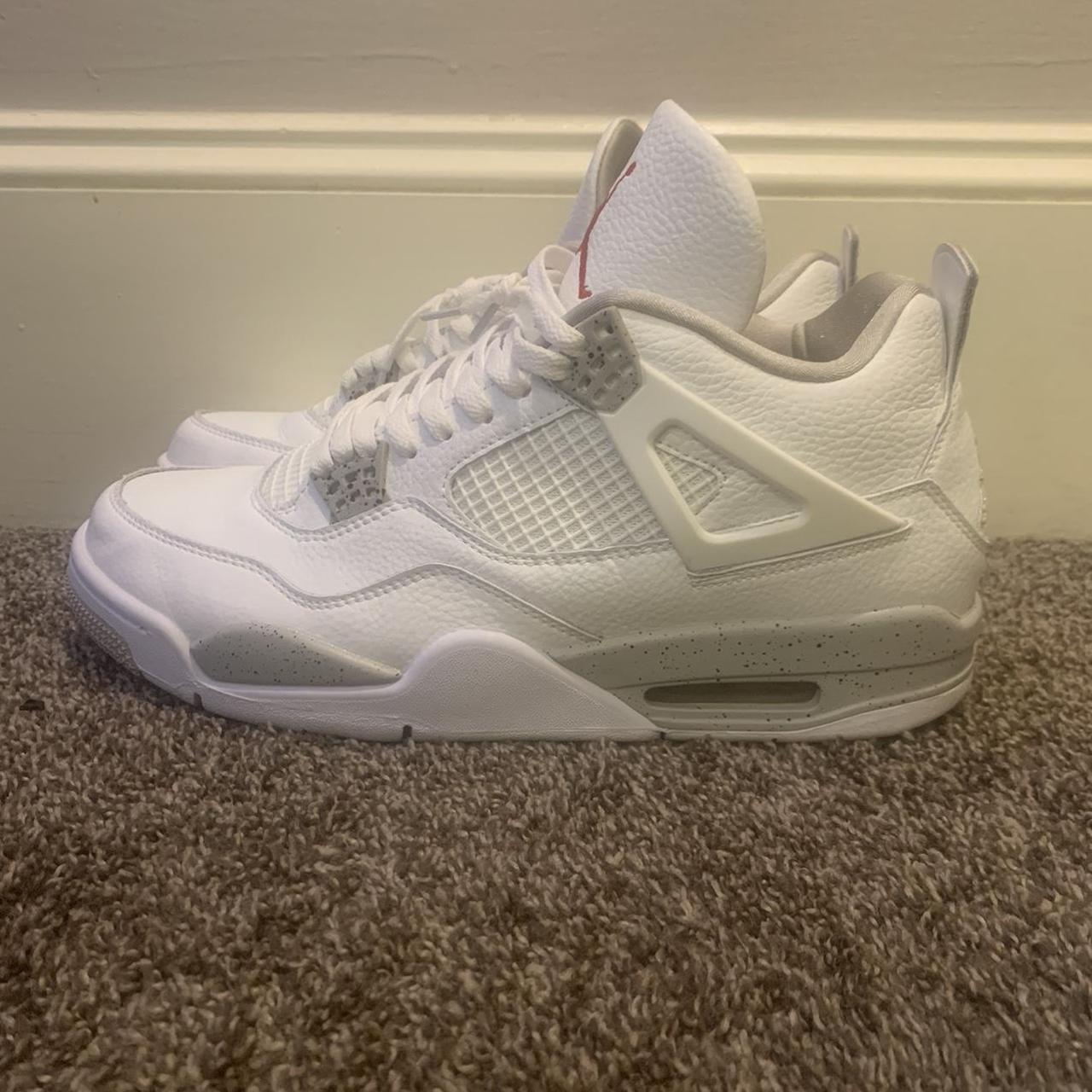 Jordan 4 oreo Sz Us 12 Open to offers Worn a few... - Depop