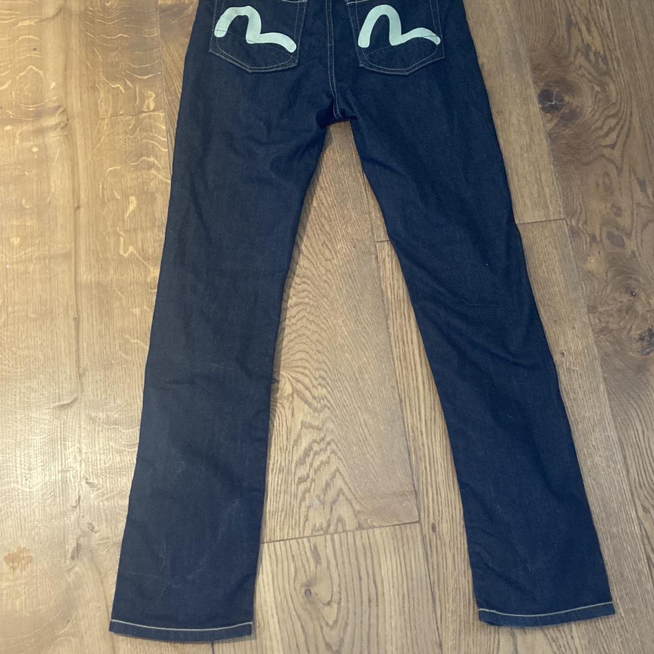 Super cute Evisu x puma jeans low Waisted never... - Depop
