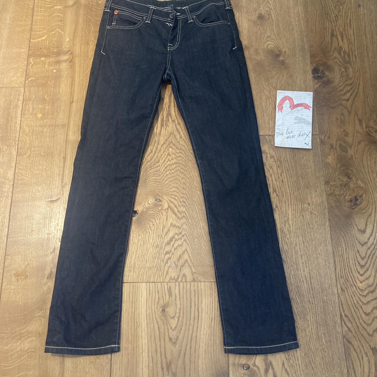 Super cute Evisu x puma jeans low Waisted never... - Depop