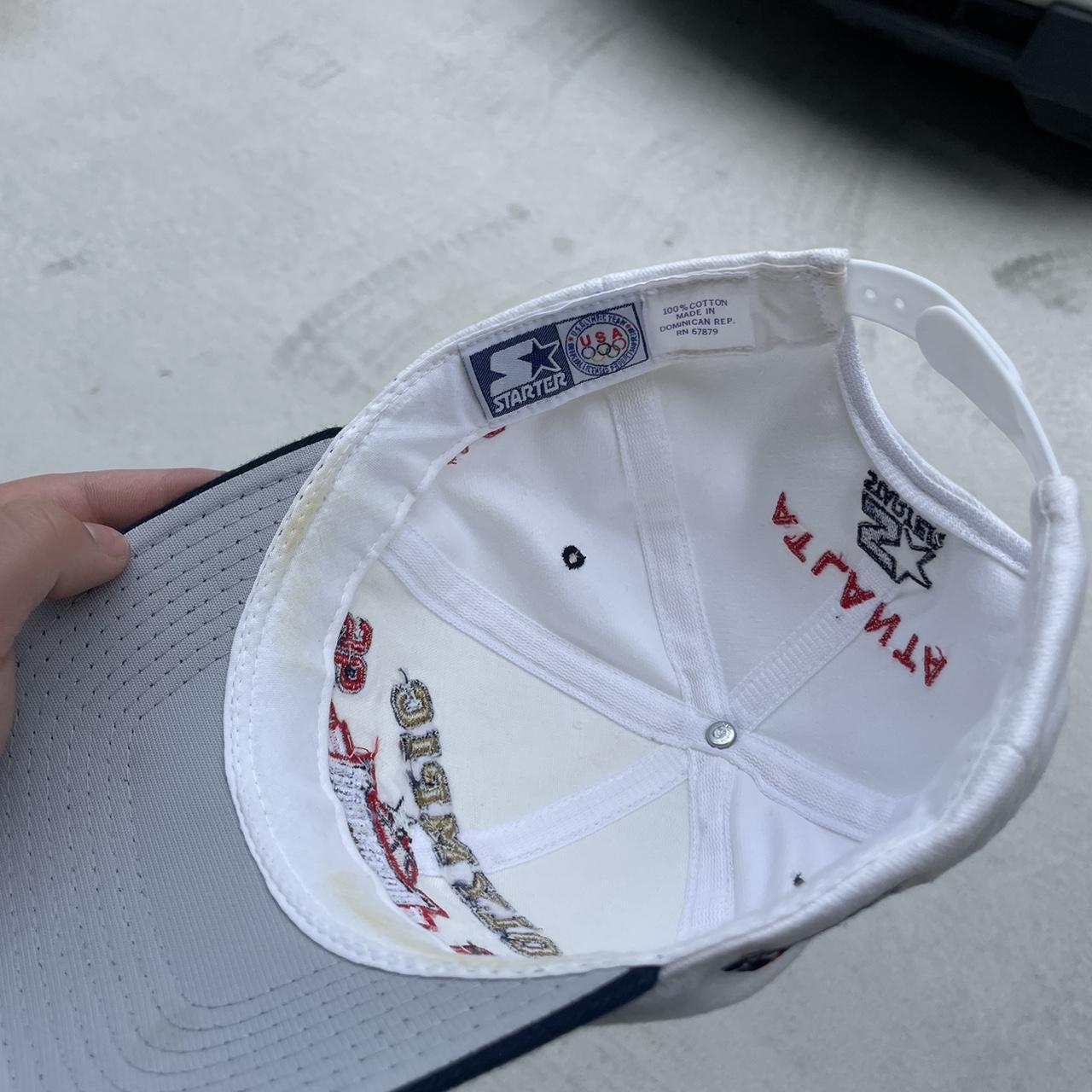 Starter Men's White and Red Hat | Depop