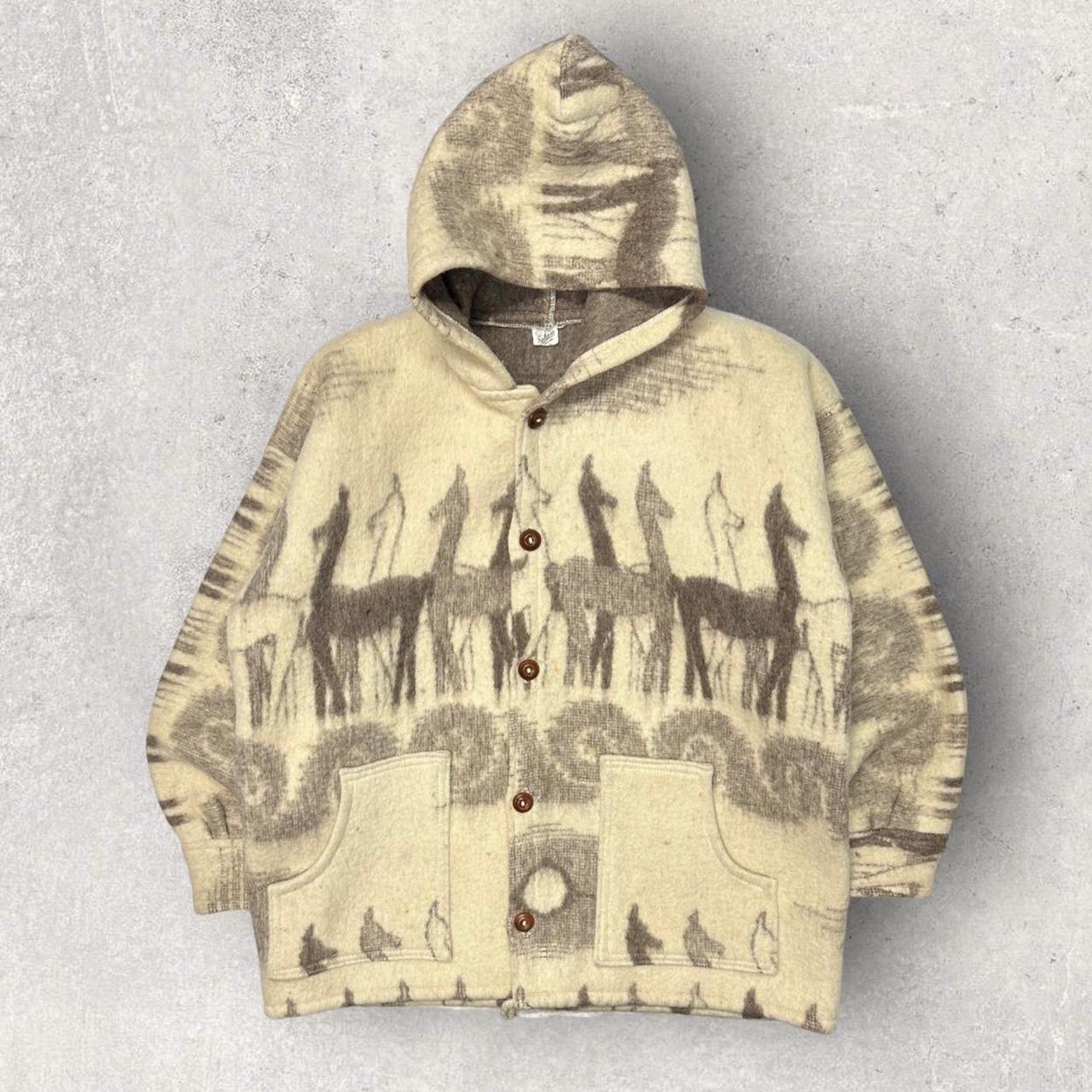 Vintage Alpaca Wool Animal Fleece Nature Cowichan... - Depop