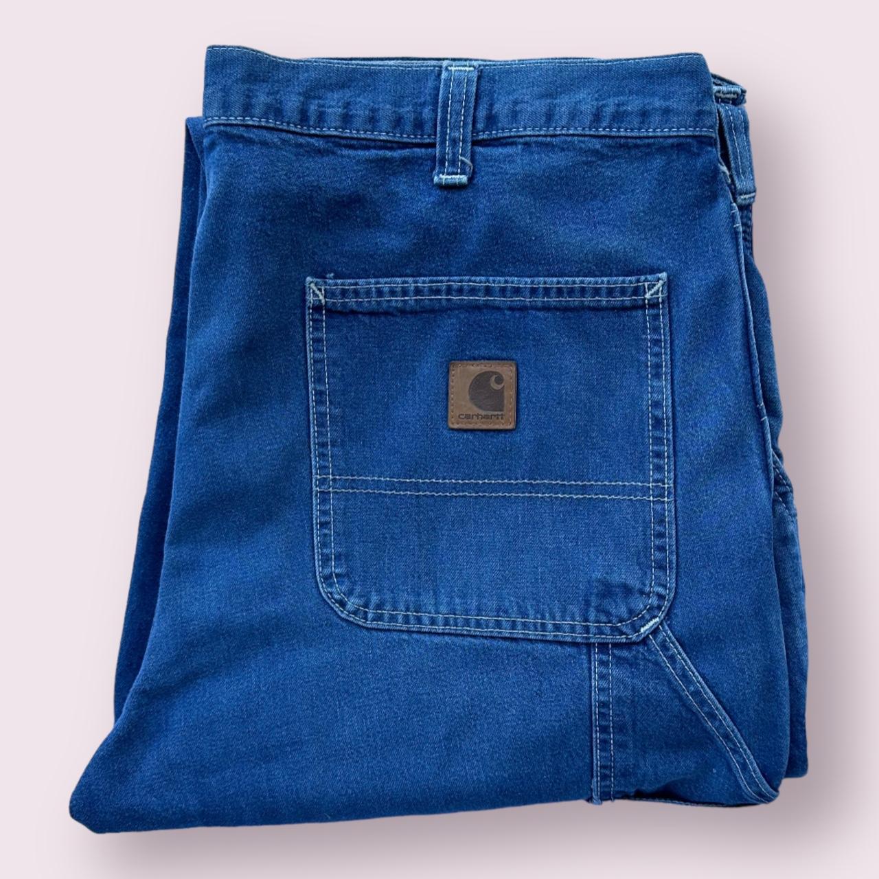 Vintage Carhartt Baggy Carpenter Work Pants Size... - Depop