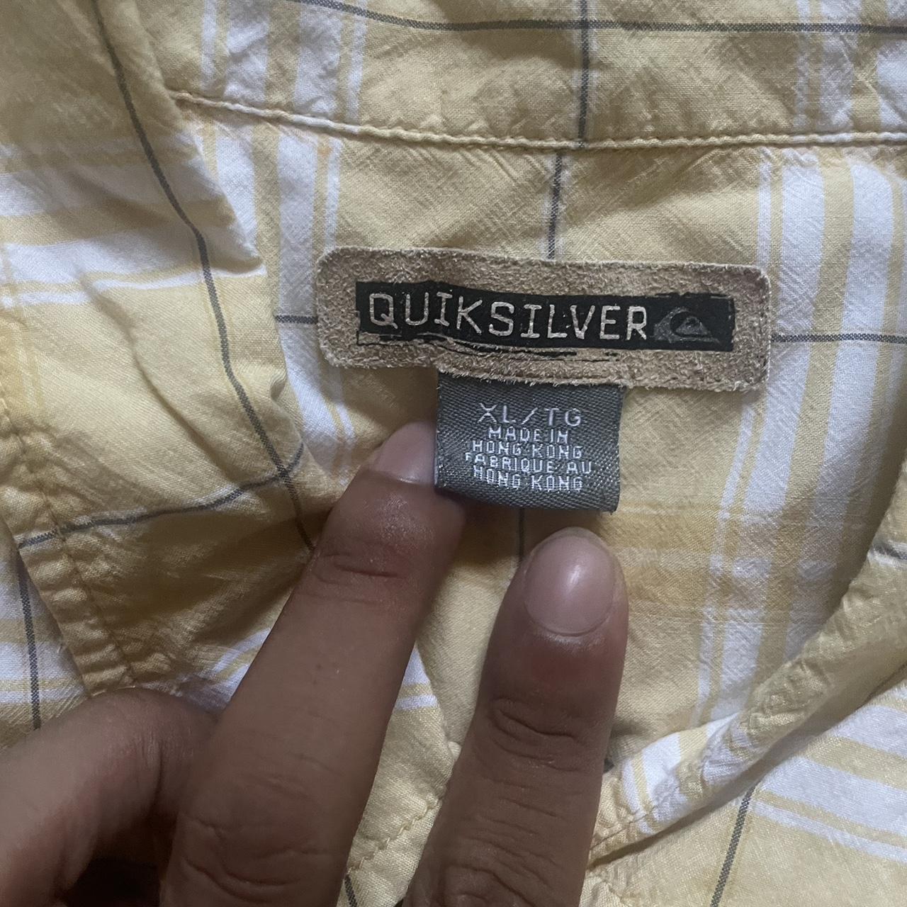 Indie quicksilver button up Size - XL No flaws in... - Depop