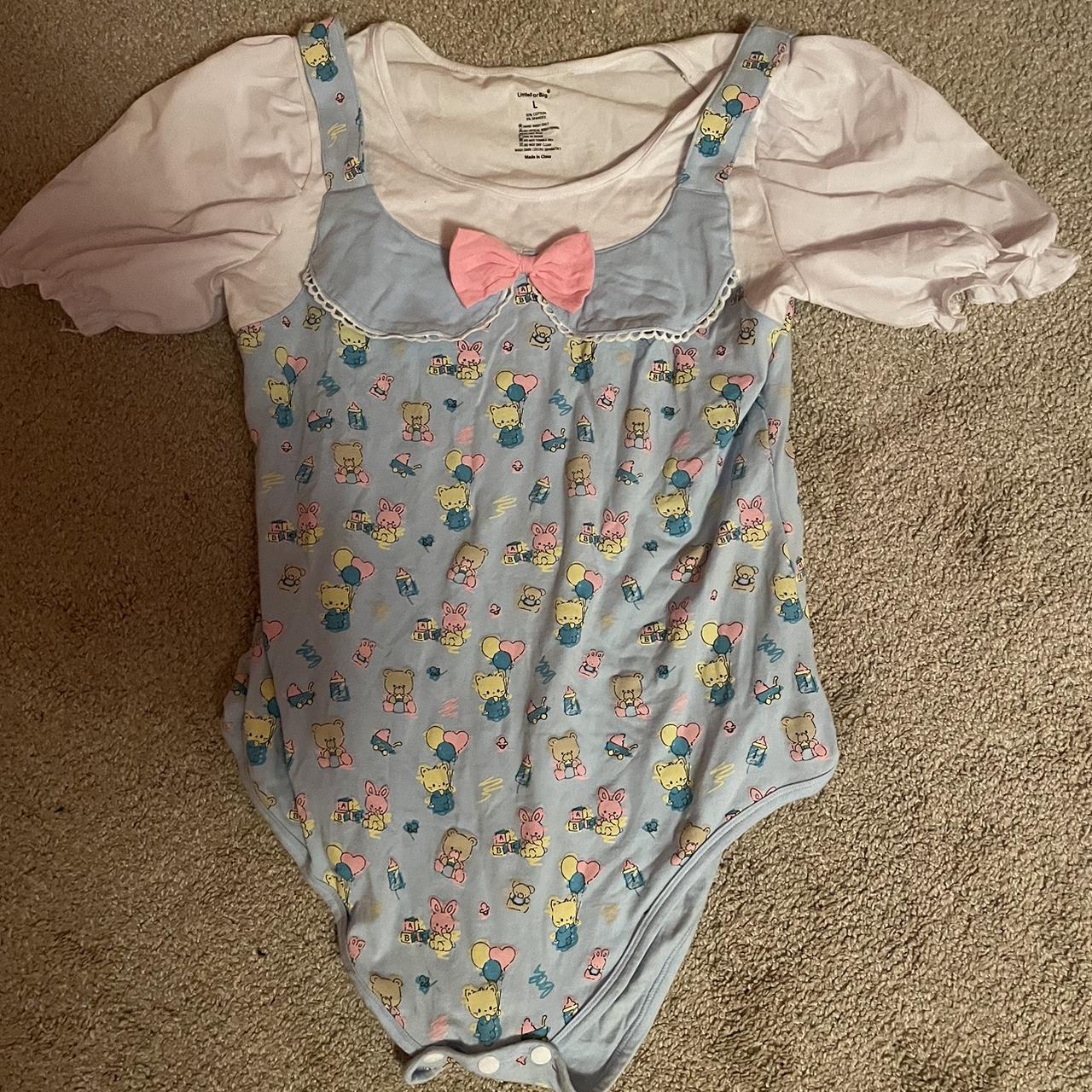 LittleForBig Adult Onesie Size Large Baby Cuties... - Depop