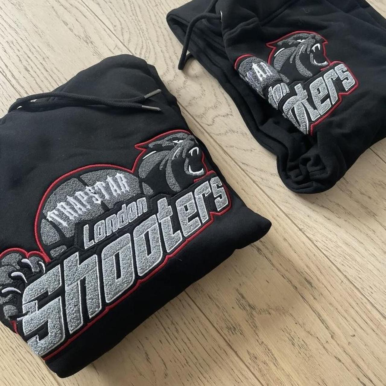 Trapstar Shooters Tracksuit Black/Red Size S Can... - Depop
