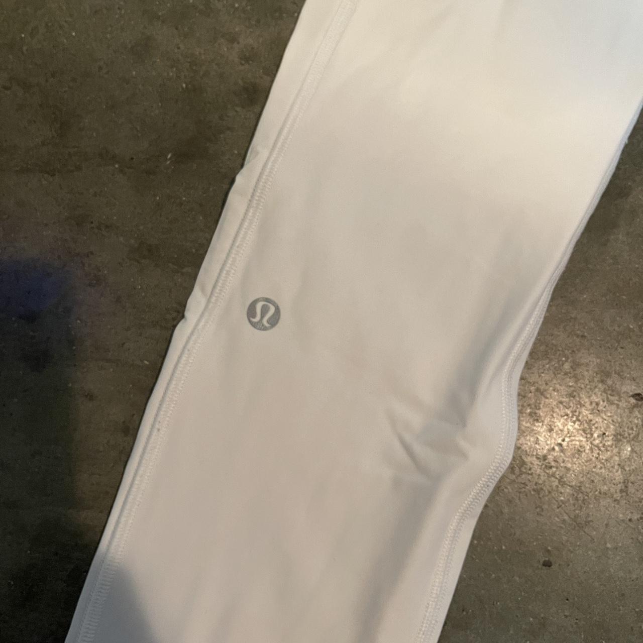 White lululemon leggings Size 2 (tag cut out)... - Depop