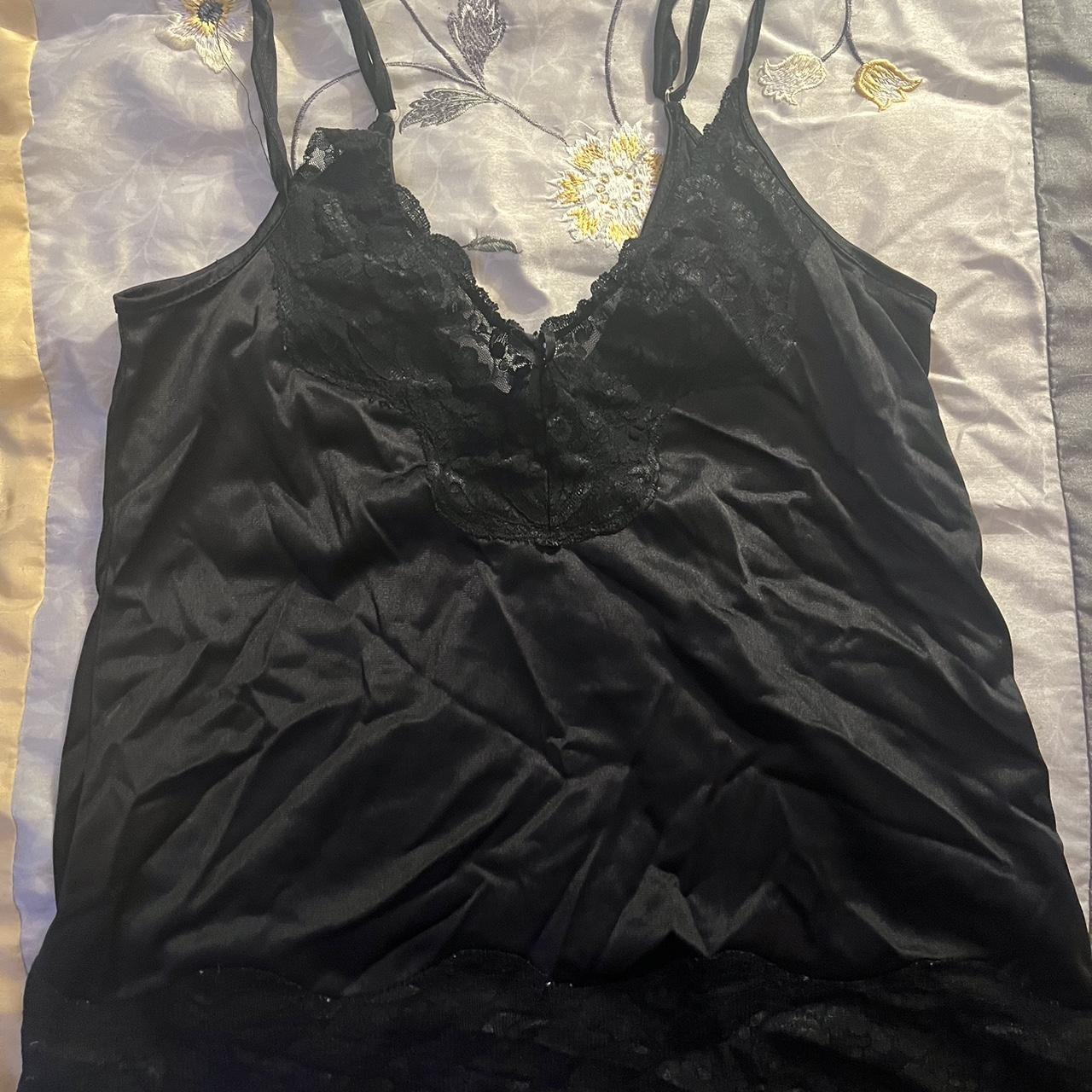 Black Lace Top Depop