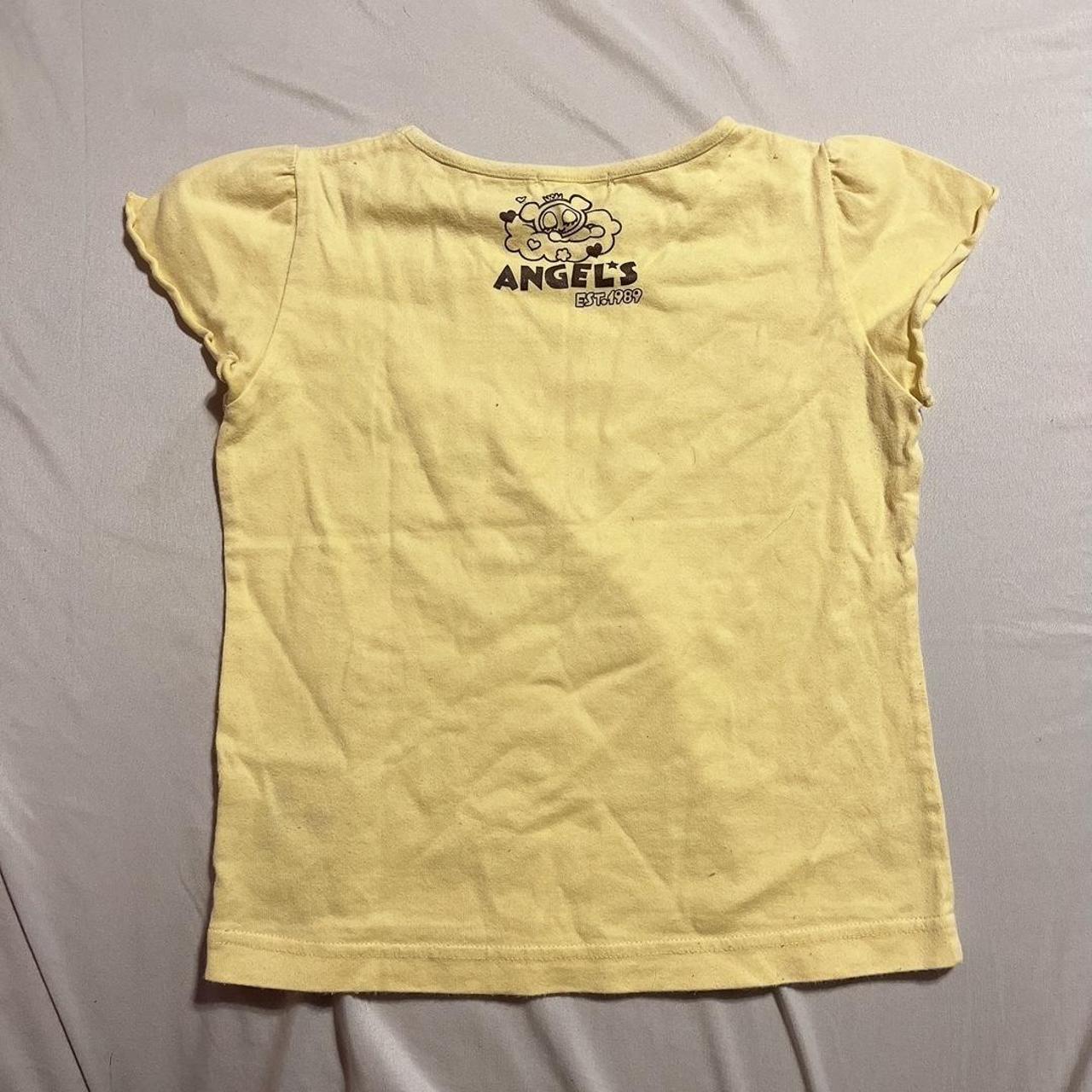 Angel blue Japanese youth brand pink long sleeve... - Depop