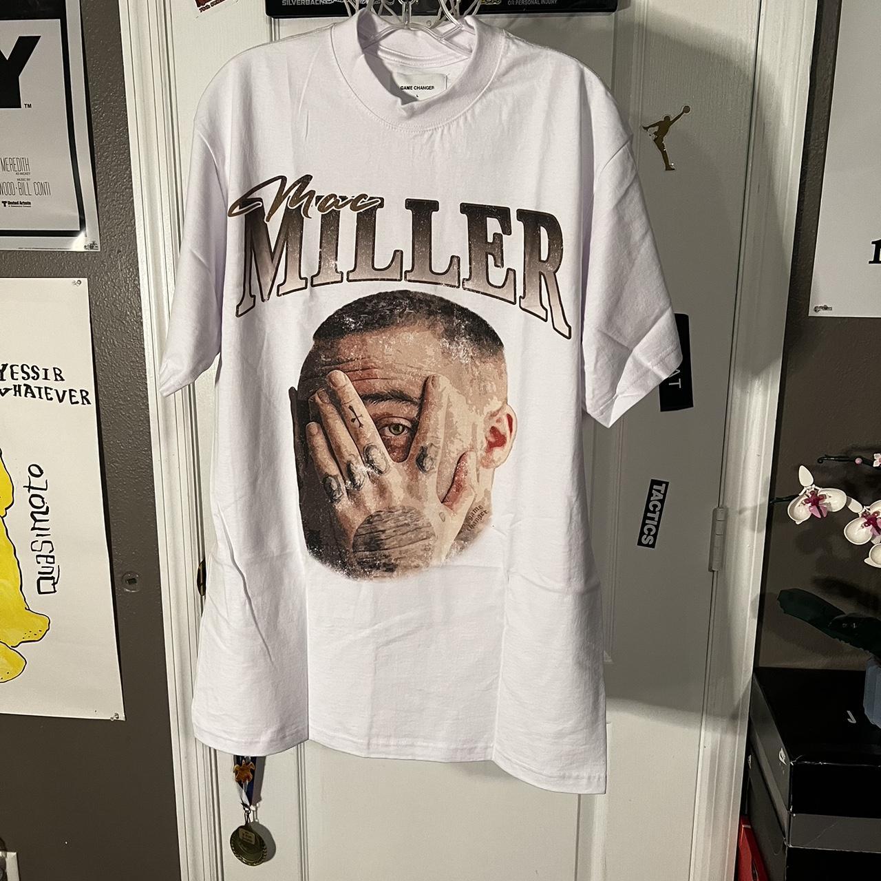 super nice brand new mac miller shirt! size large... - Depop
