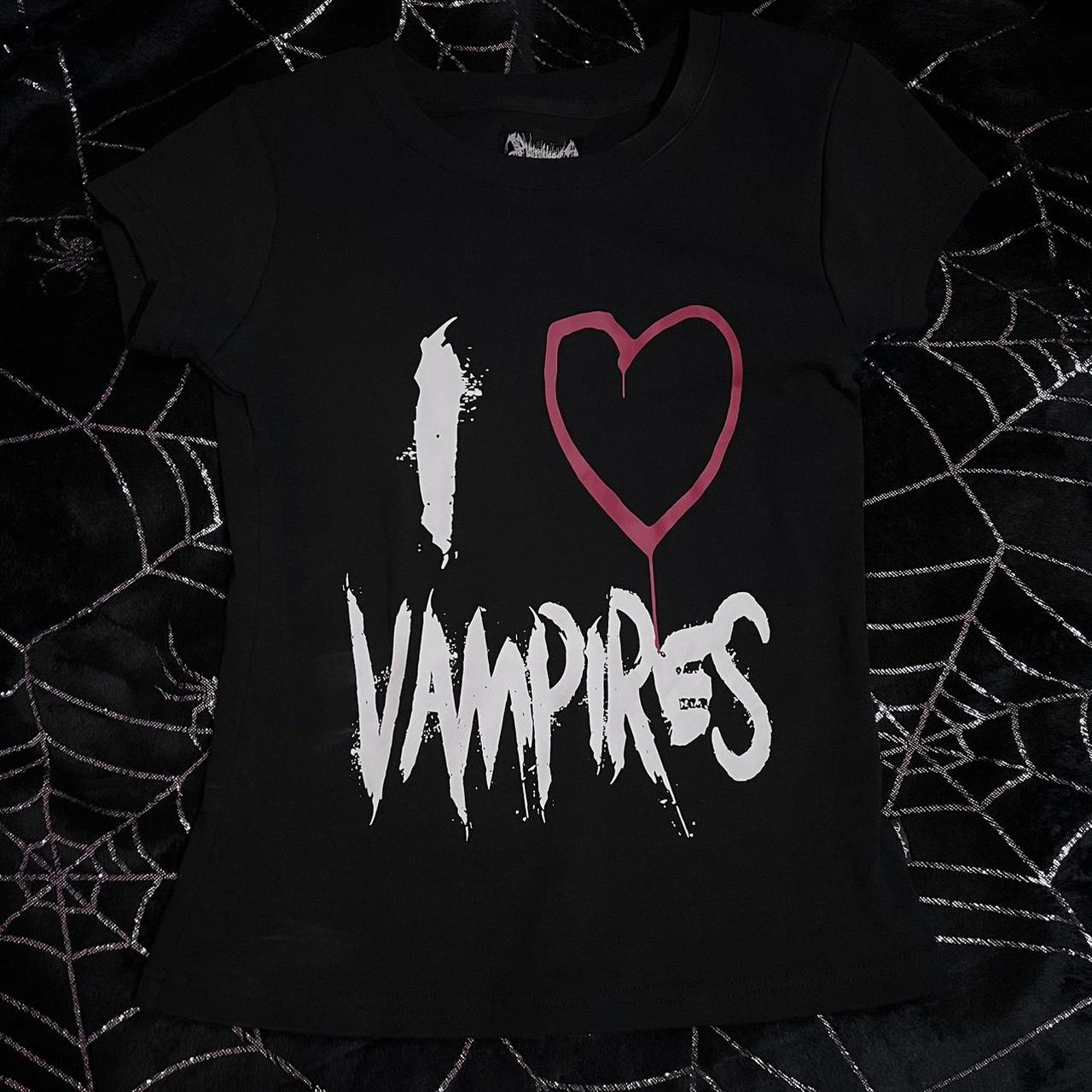 punxnkisses i ️ vampires baby tee never restocking... - Depop