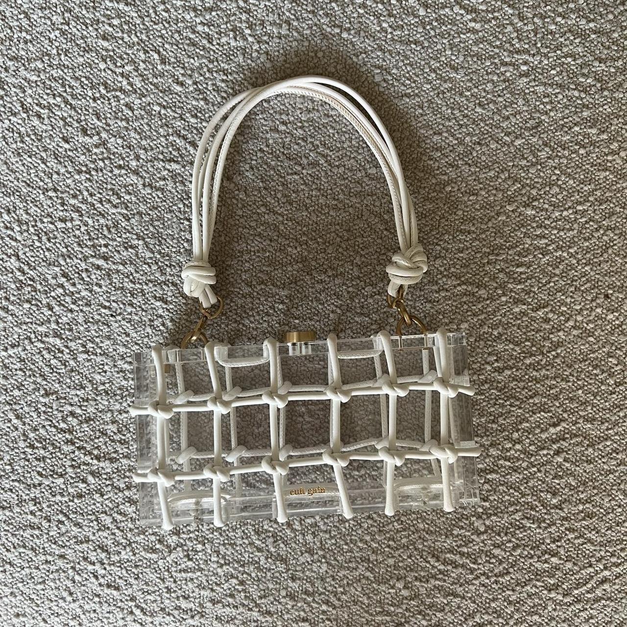 Cult Gaia Bess bag in White. It’s in excellent... - Depop