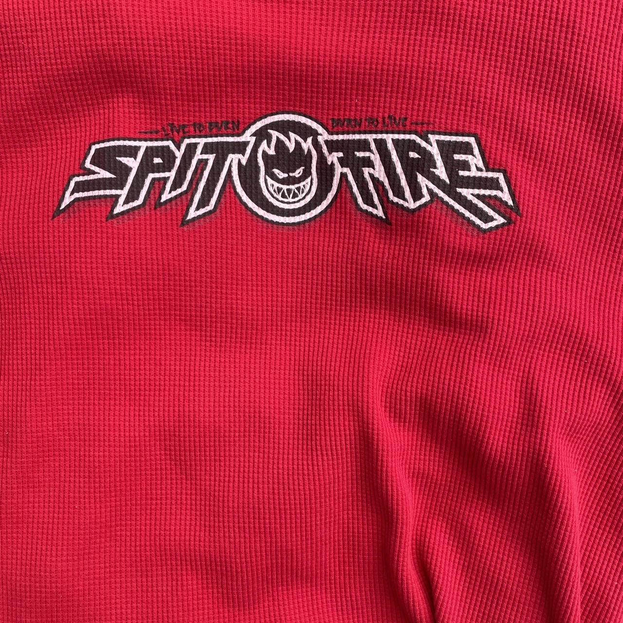 Red Spitfire thermal L #skater #spitfire - Depop