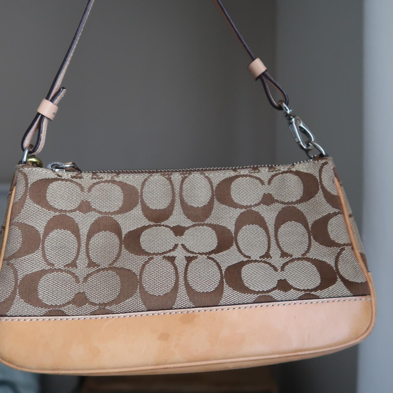 Vintage Coach tan Demi bag See photos before... - Depop