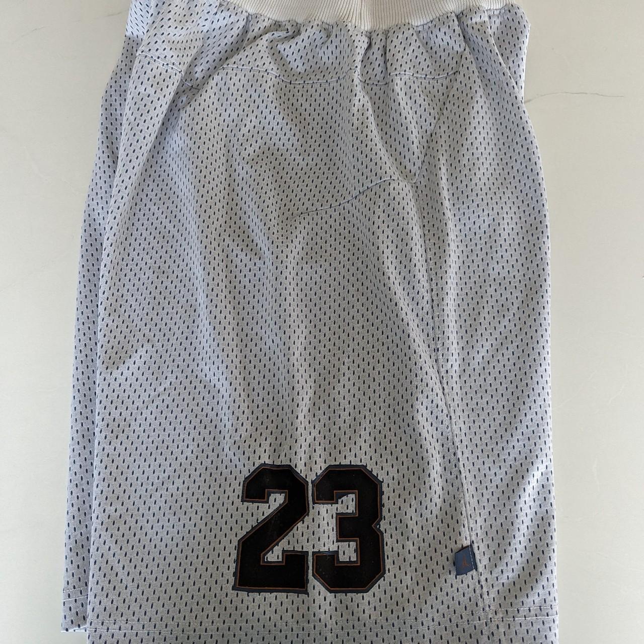 Authentic Jordan basketball shorts. Grey with... - Depop