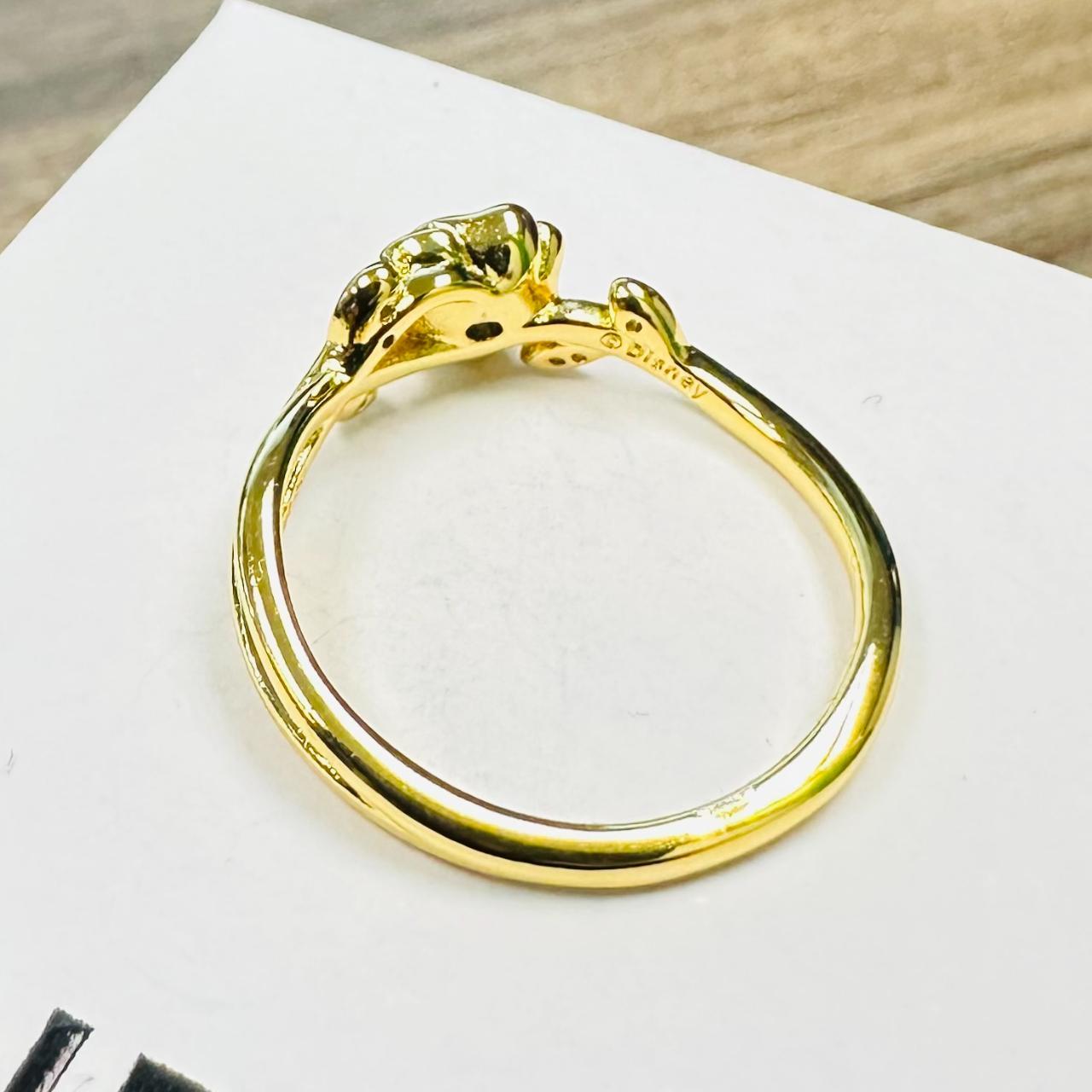 Pandora 14k Gold Plated, Beauty and The Beast Rose... | Depop