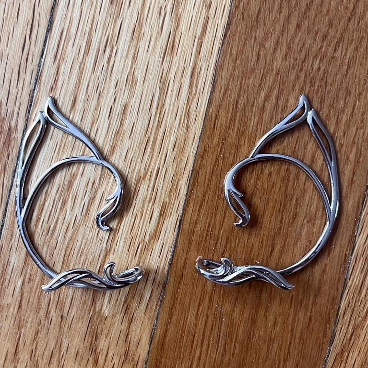 Metal elf ear cuffs. Never wore. No return. - Depop