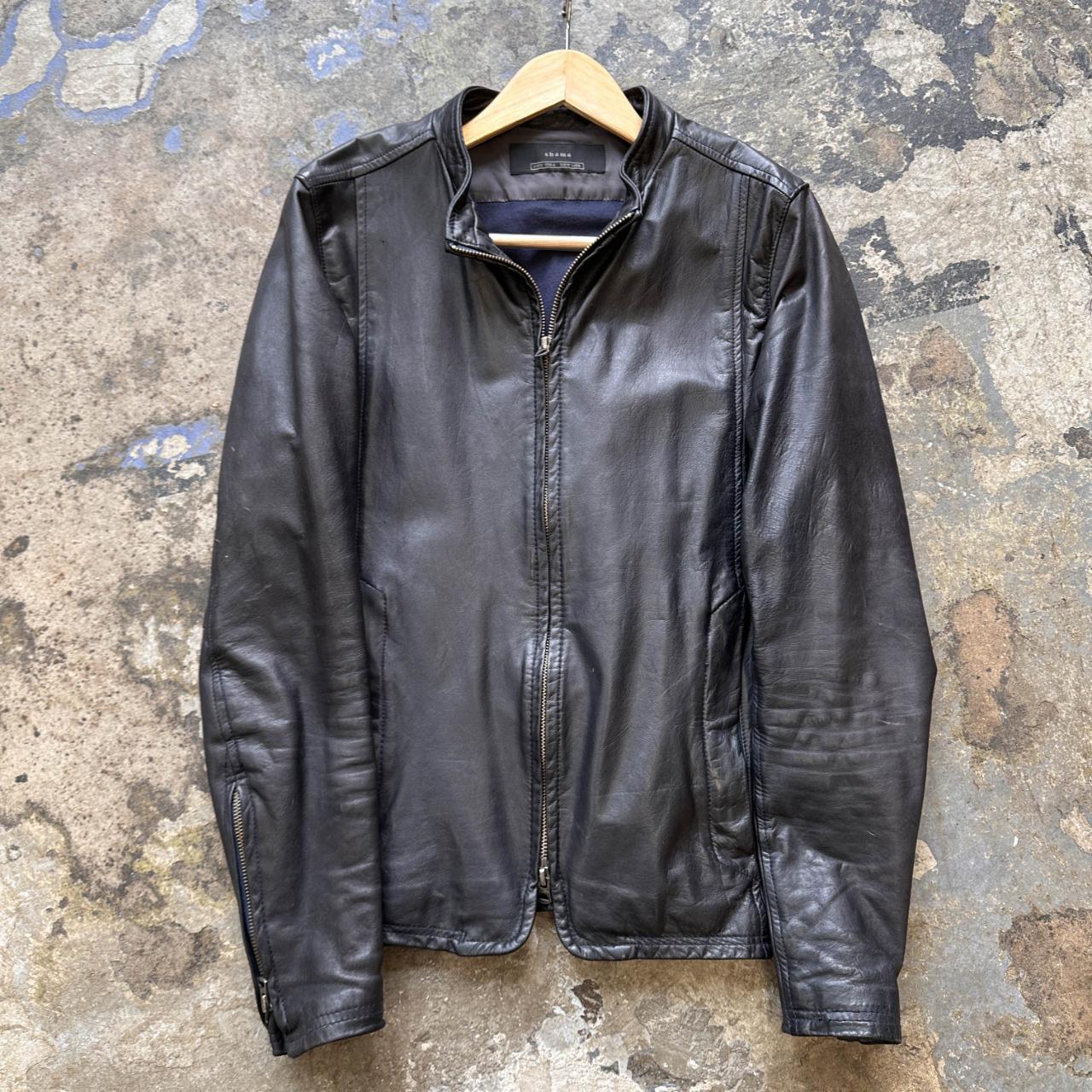 Japanese Shama x Nano Leather Jacket A stylish item... - Depop