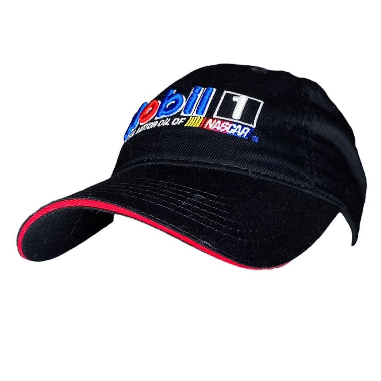 ⛓ NASCAR MOBIL 1 RACING BLACK ADJUSTABLE CAP ⛓ ️... - Depop
