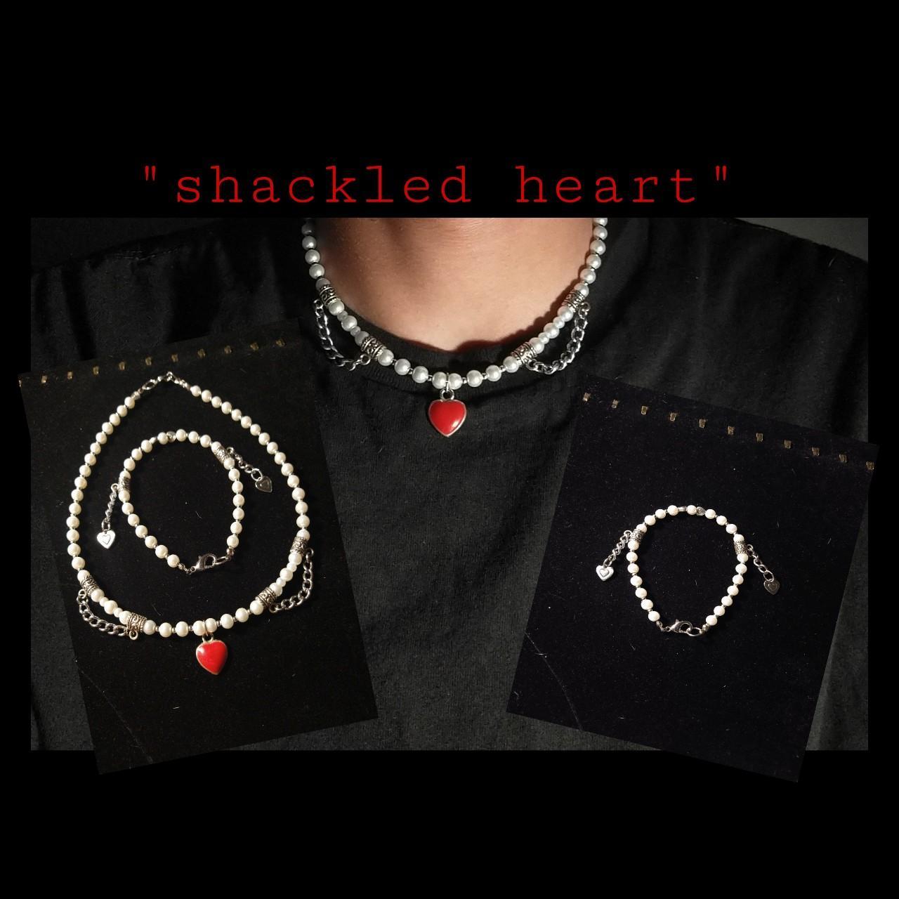 Shackled heart" ️⛓️ FOR SALE! 💫 -Necklace and... - Depop