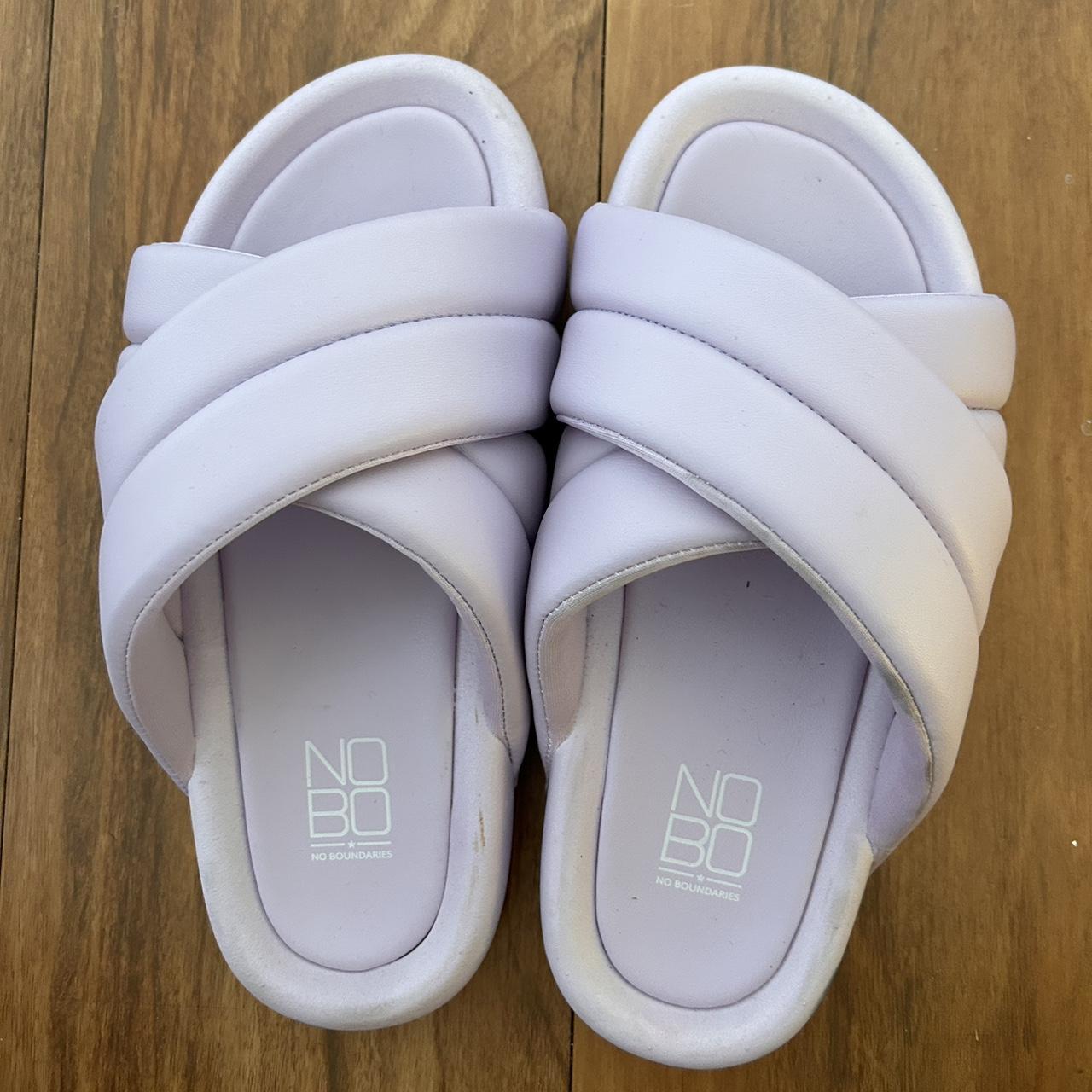 Walmart Women's Purple Sandals | Depop