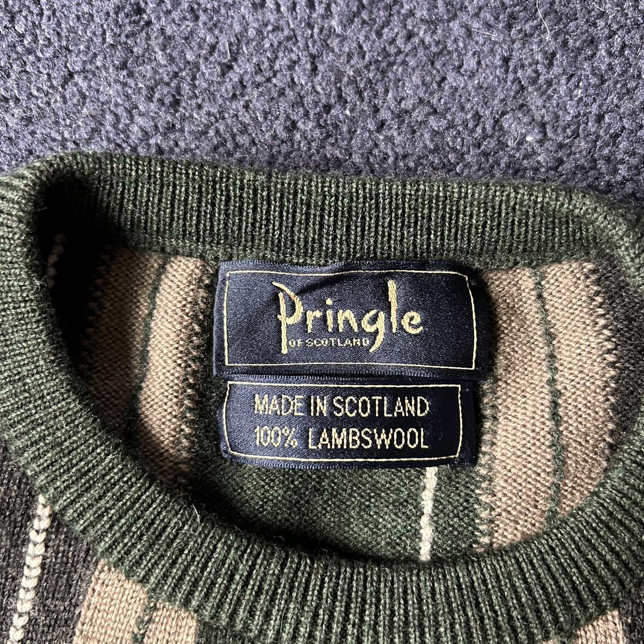Vintage Pringle grandpa sweater no size but fits... | Depop