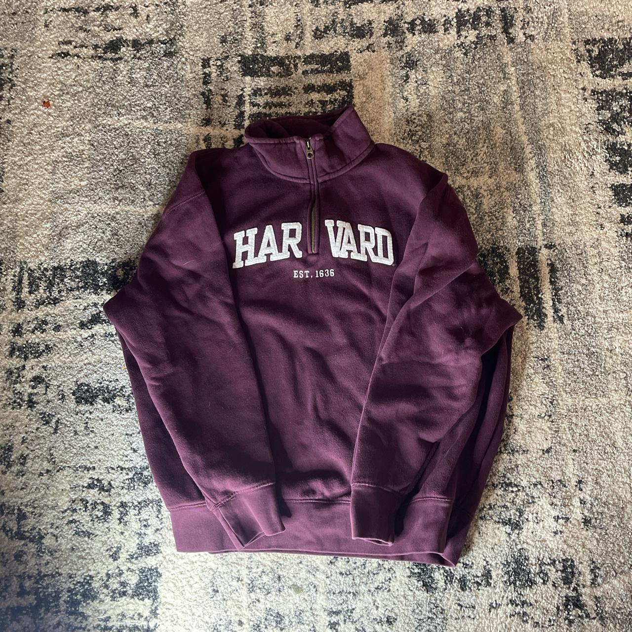 Vintage Harvard Sweater Tagged XL but can fit... - Depop