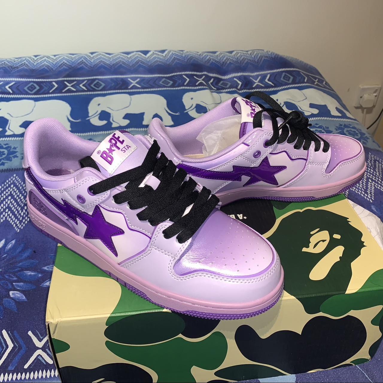 Bape sta SK8 purple size 8 instagram:... - Depop