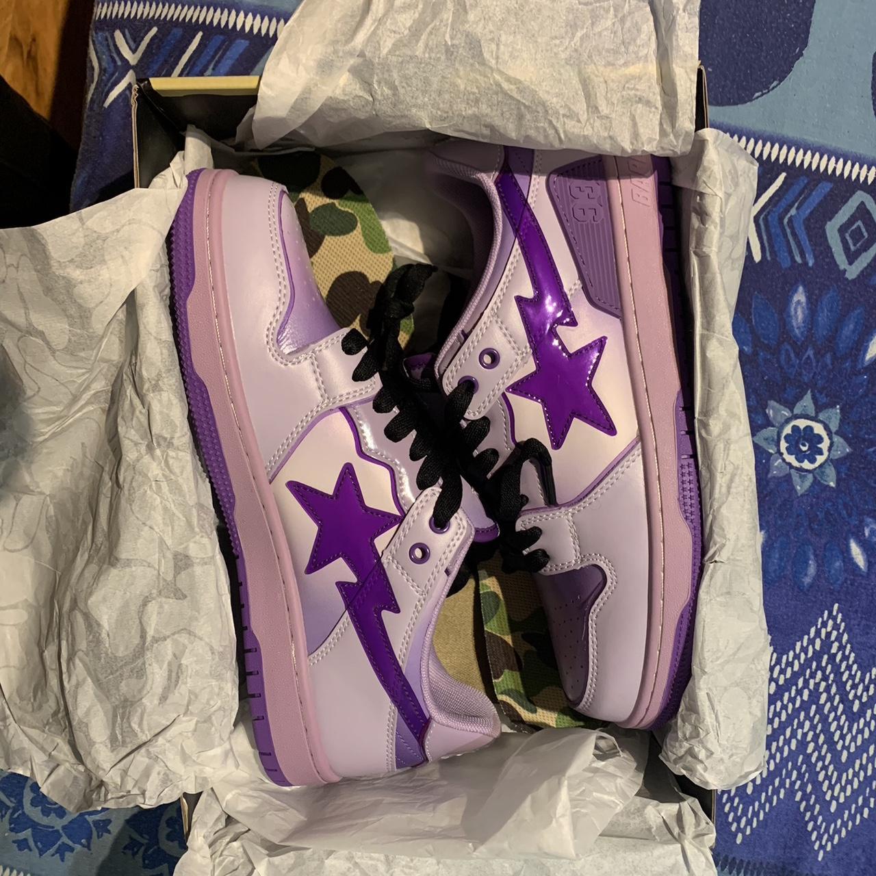 Bape sta SK8 purple size 8 instagram:... - Depop