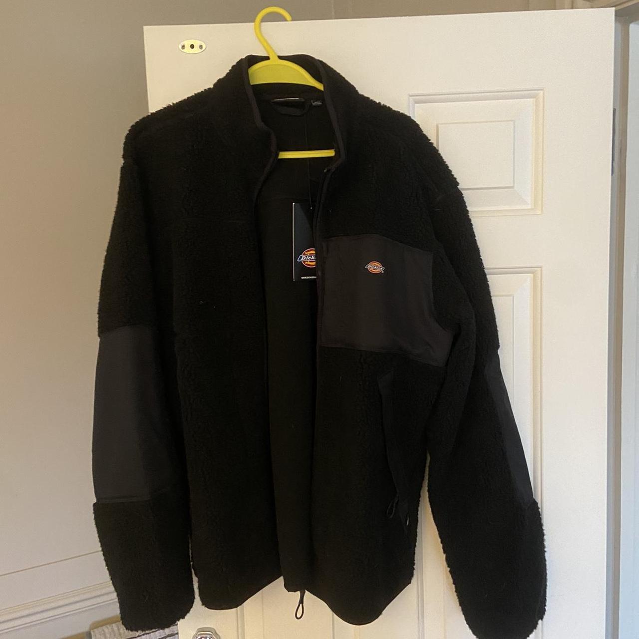 Dickies Fleece Jacket in Black. Brand new with label... - Depop