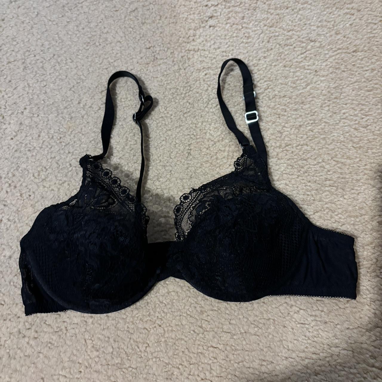 Topshop 34A black lace bra #bra#underwear#topshop - Depop