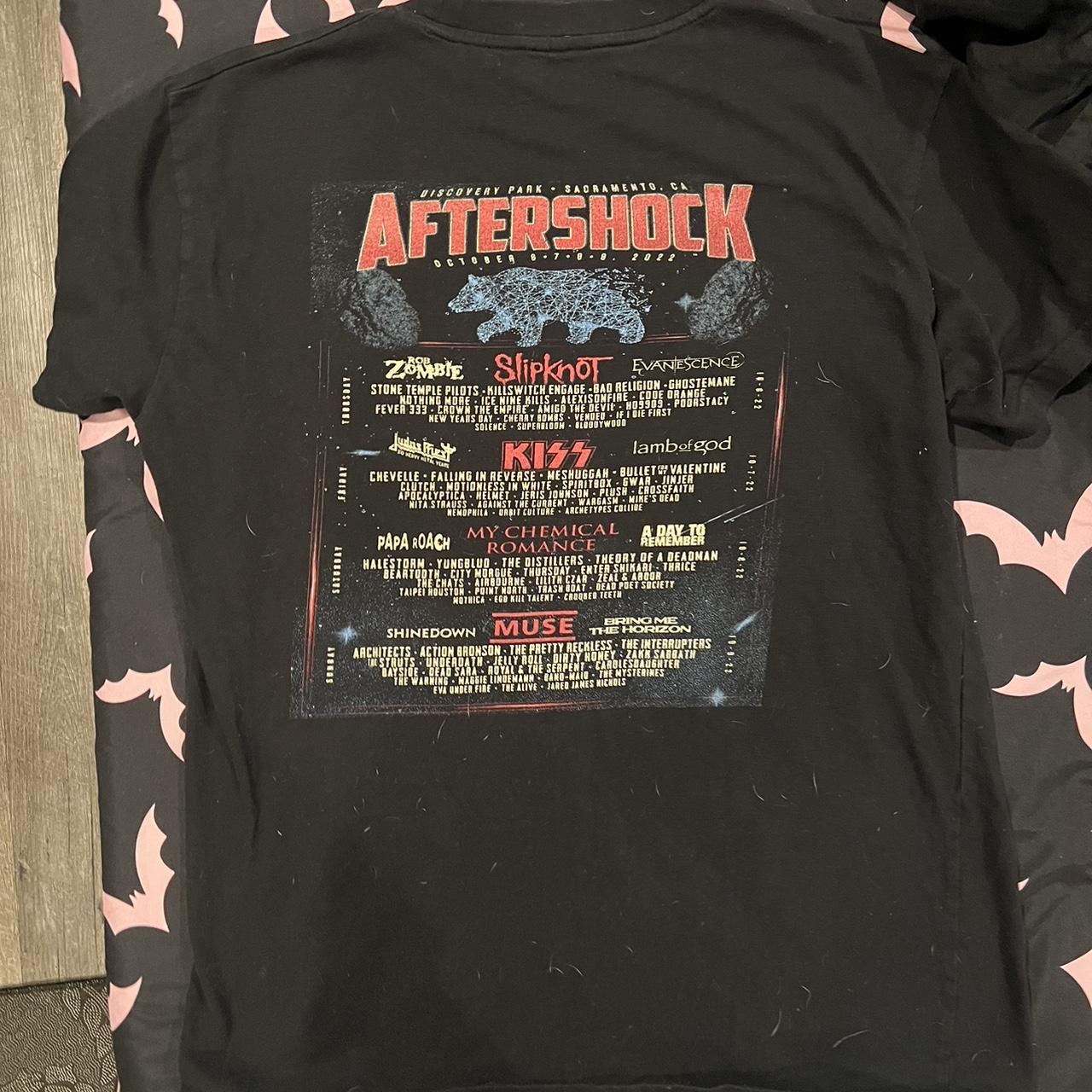 Aftershock 2022 tour t shirt! No signs of wear.... - Depop