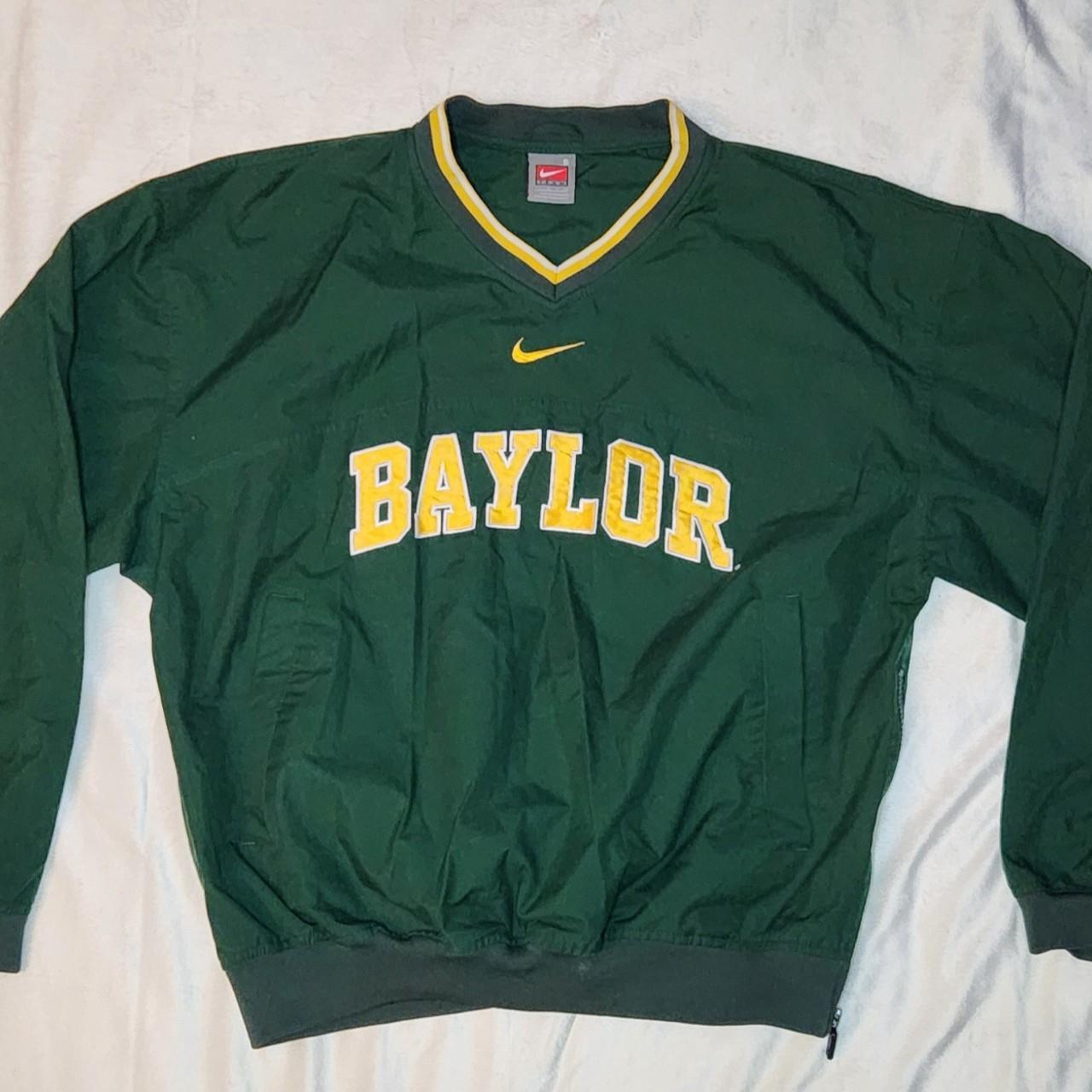 Vintage Nike Baylor University Bears Pullover Men... - Depop