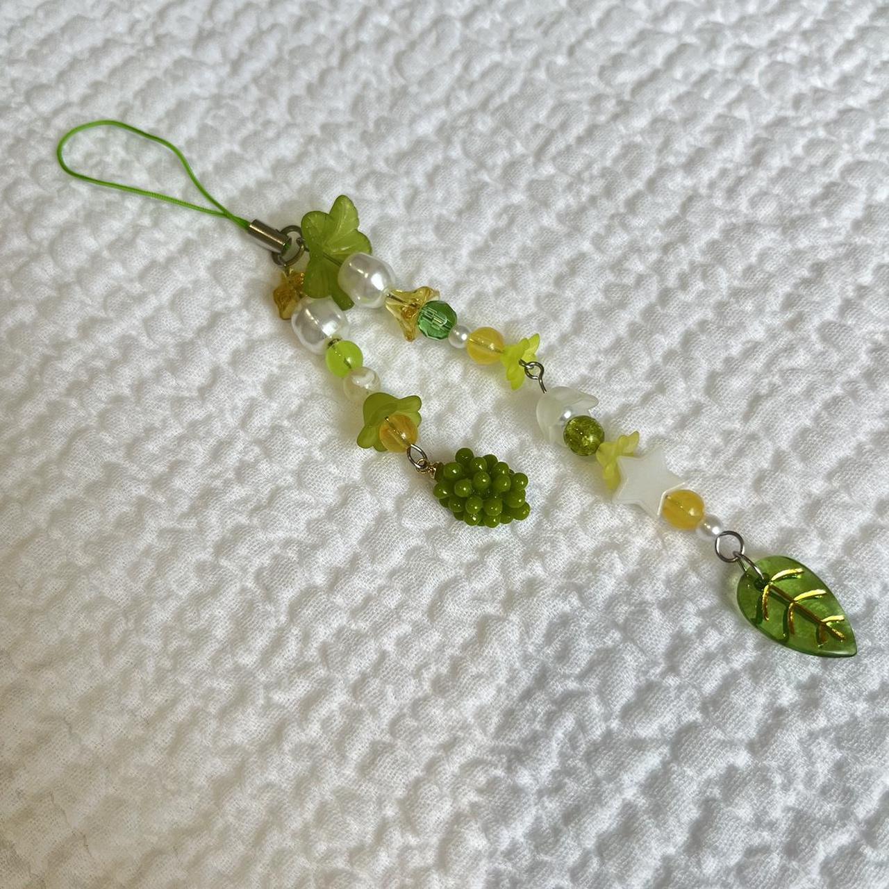 Cute green and yellow phone charm! Dm for cheaper... - Depop