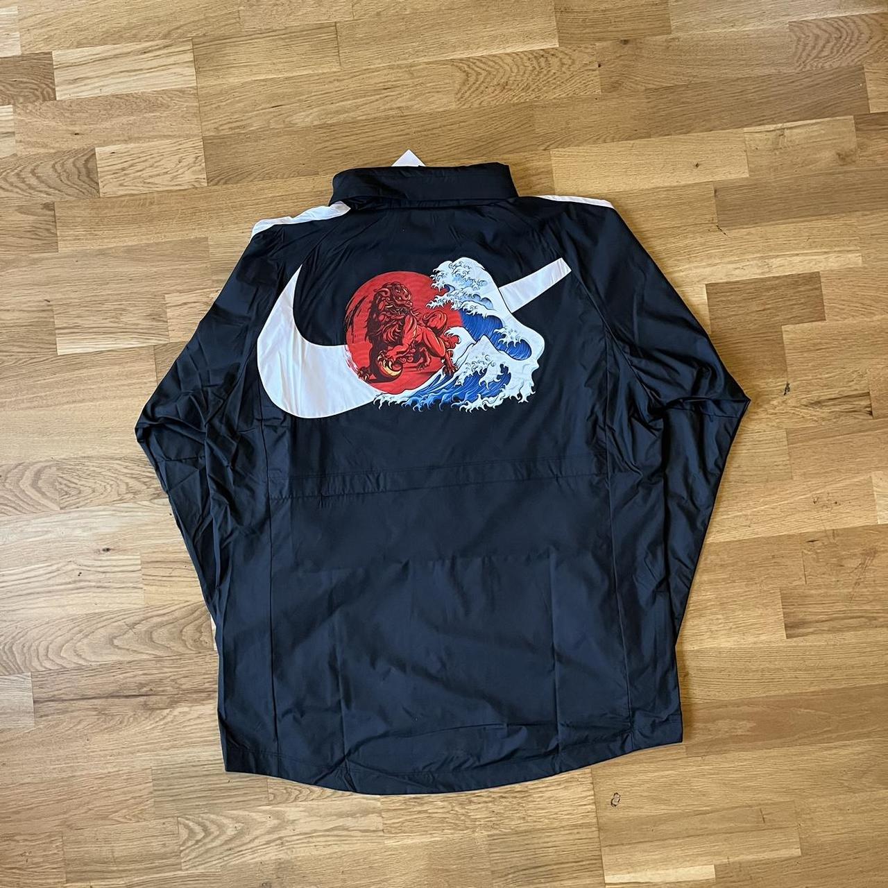 Name - nike soccer jacket / kanji sun Size - L & M... - Depop