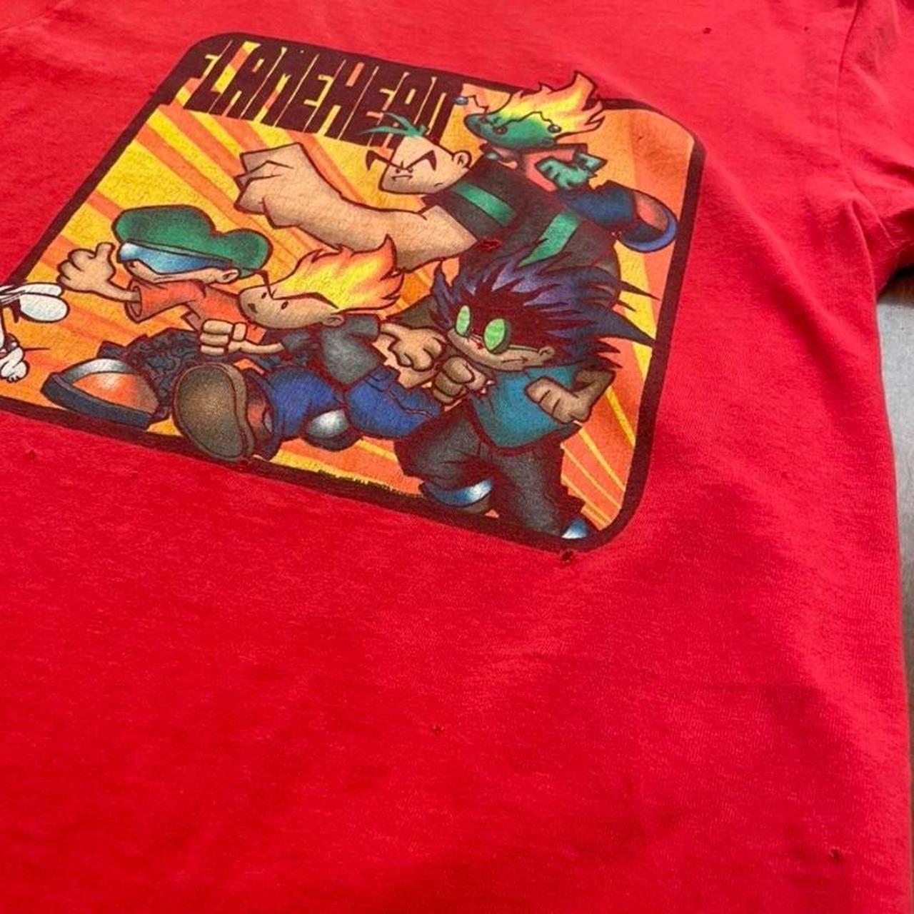 JNCO flamehead shirt Y2k Size M but fits like a... - Depop