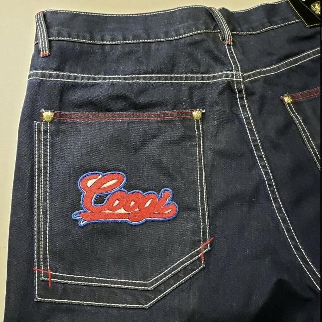 cool pair of baggy coogi jeans with da embroidery... - Depop