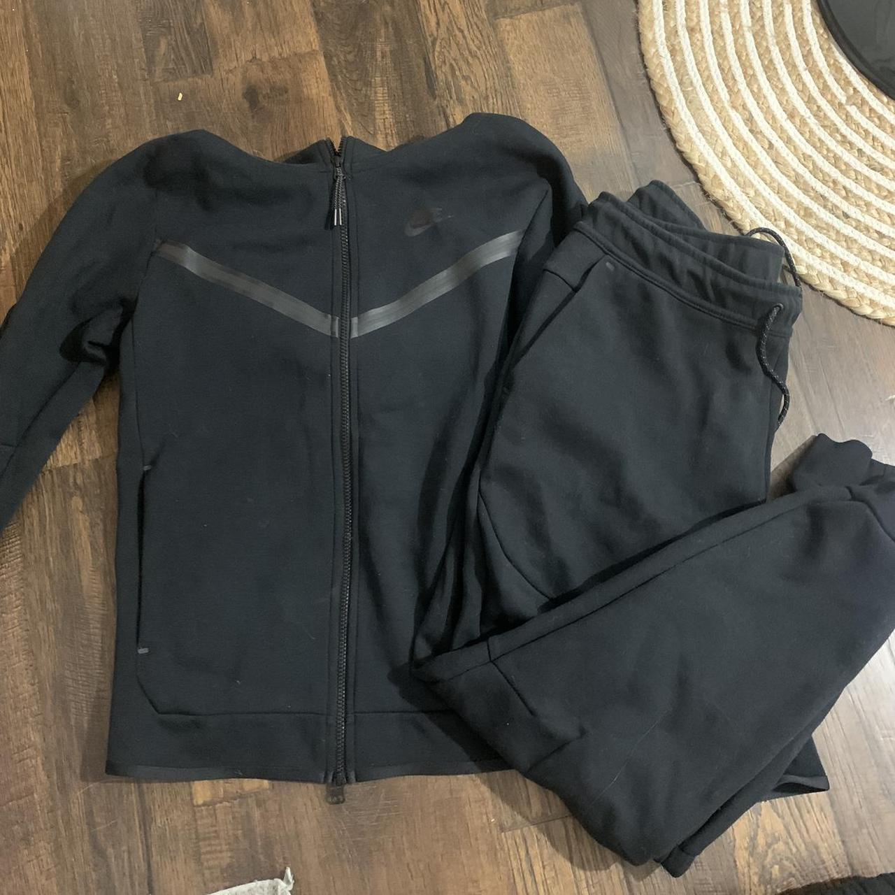 Full Black Nike Tech Fleece Set Great... - Depop