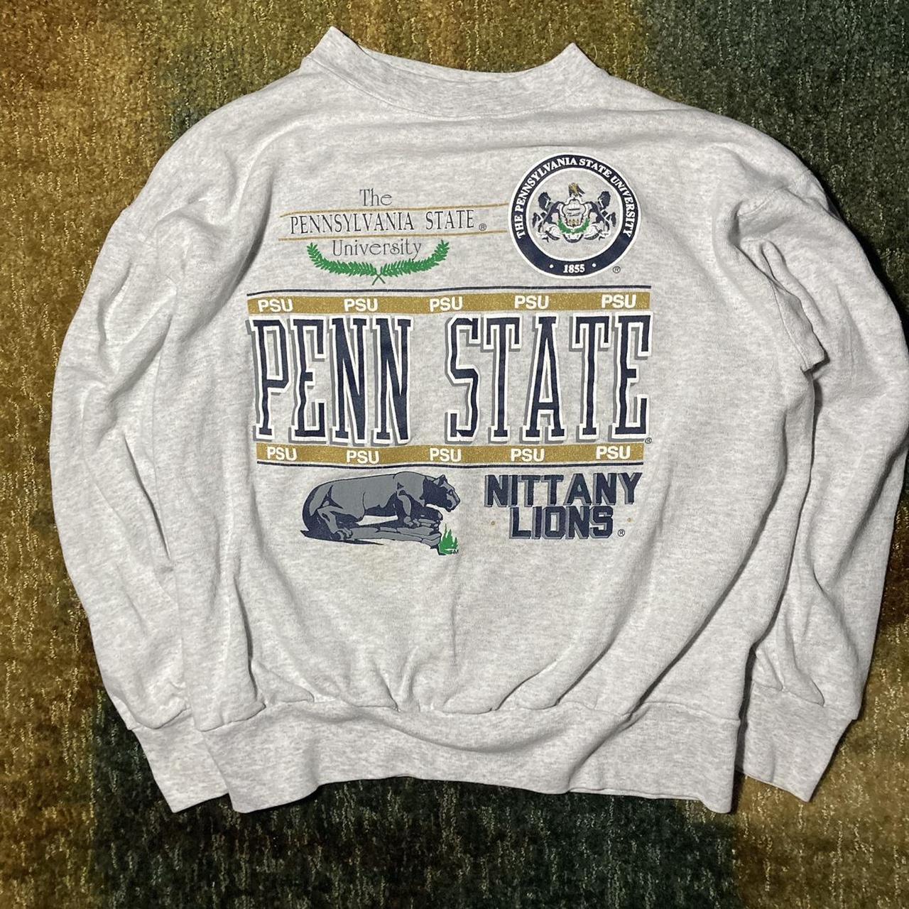 Vintage 1990s Penn State Crewneck Size Medium - Depop