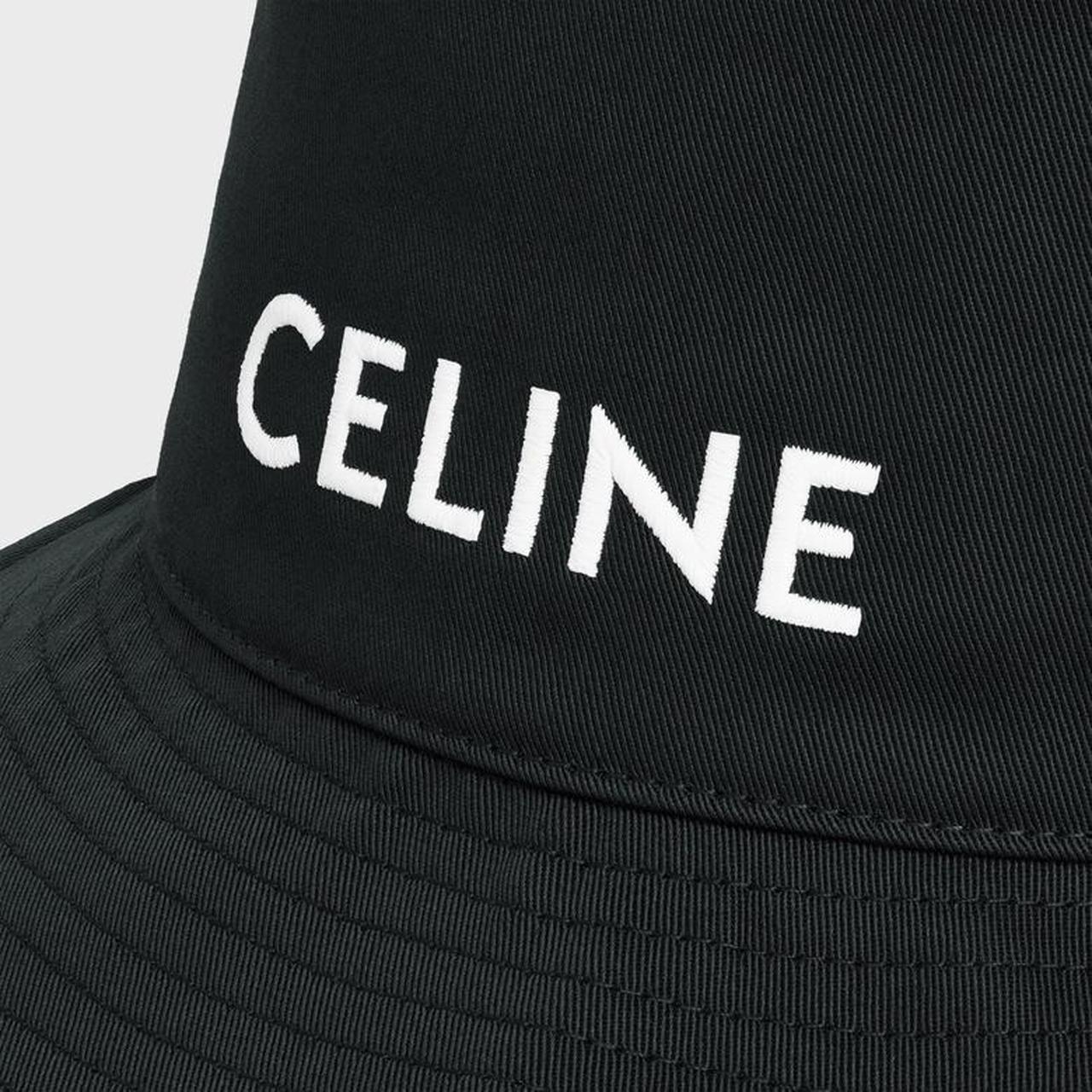Celine Bucket Hat Cotton Excellent Condition Size... | Depop