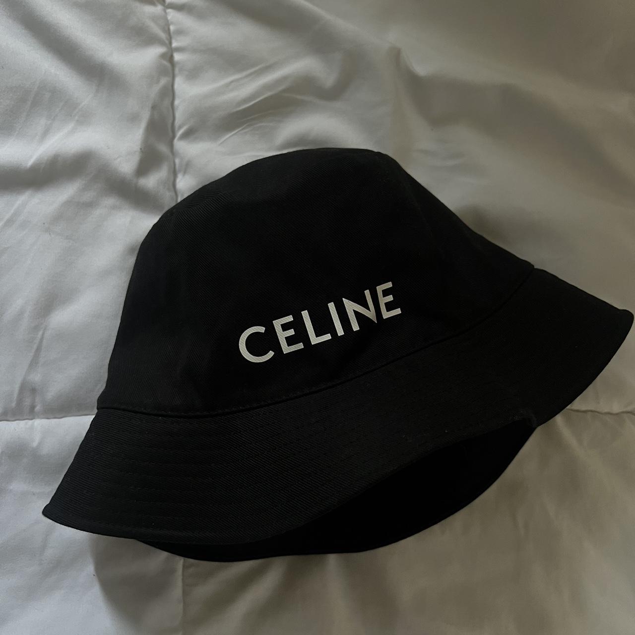 Celine Bucket Hat Cotton Excellent Condition Size... | Depop