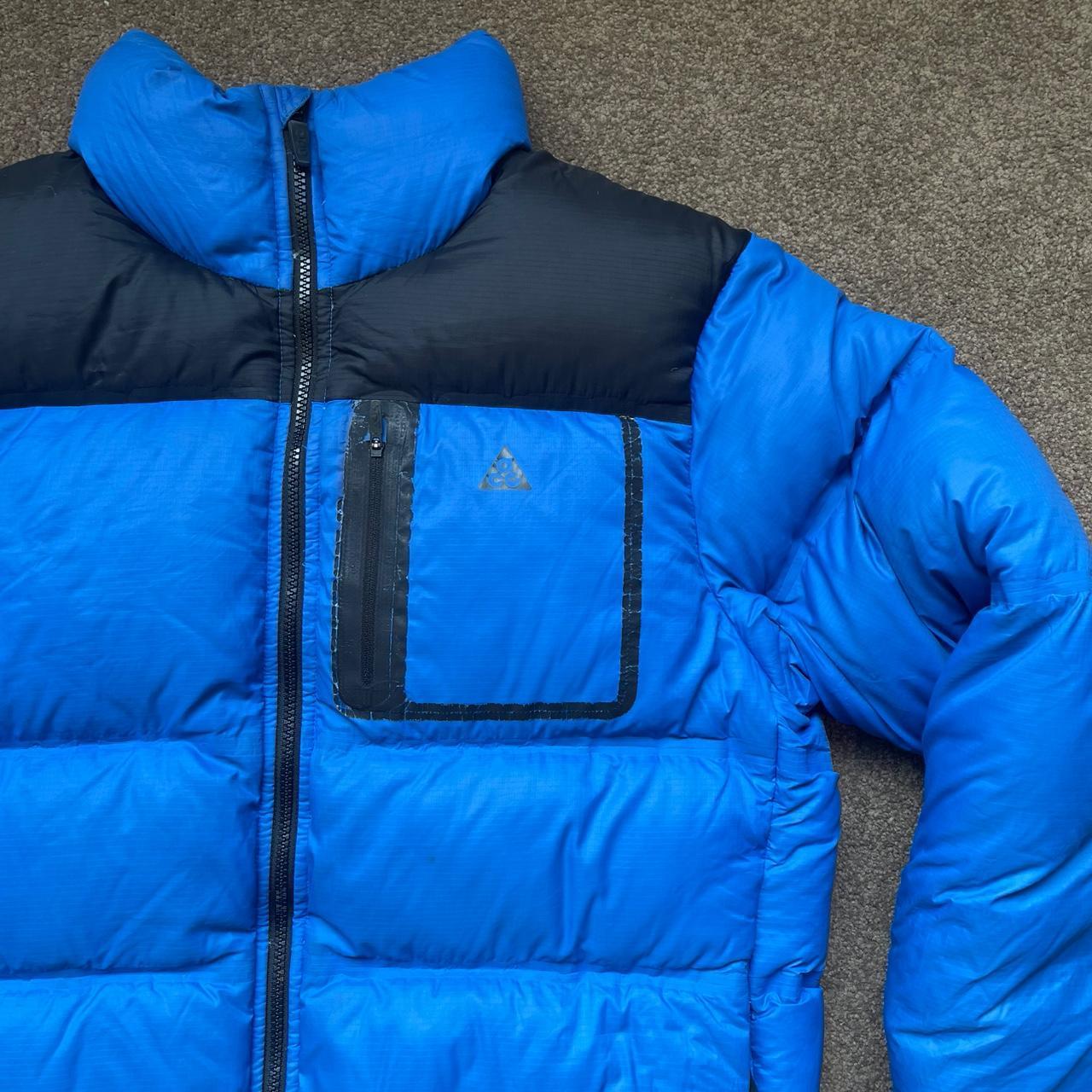 Vintage Blue Nike ACG puffer jacket bought in Japan... | Depop