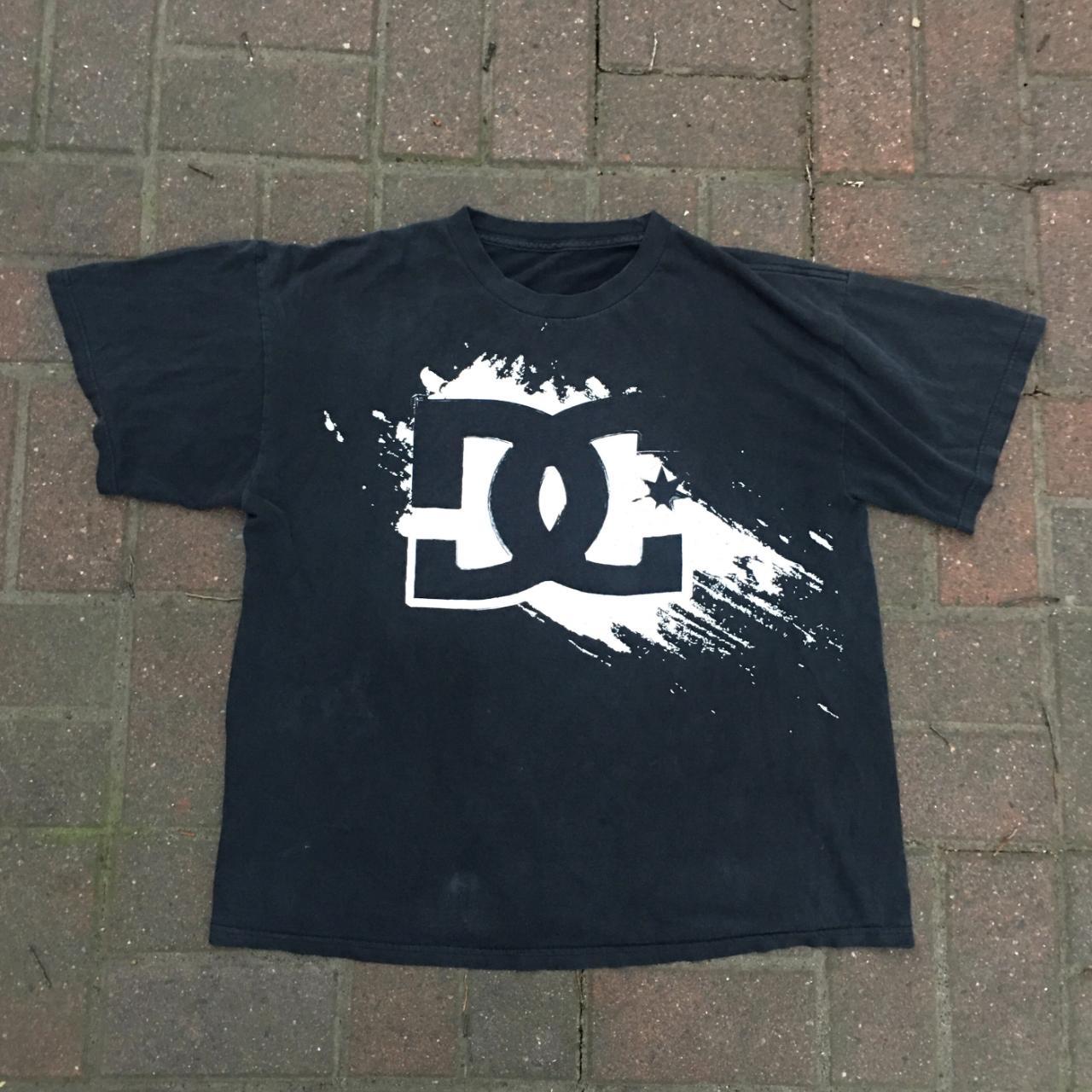 Awesome paint splatter dc shirt Open to... - Depop