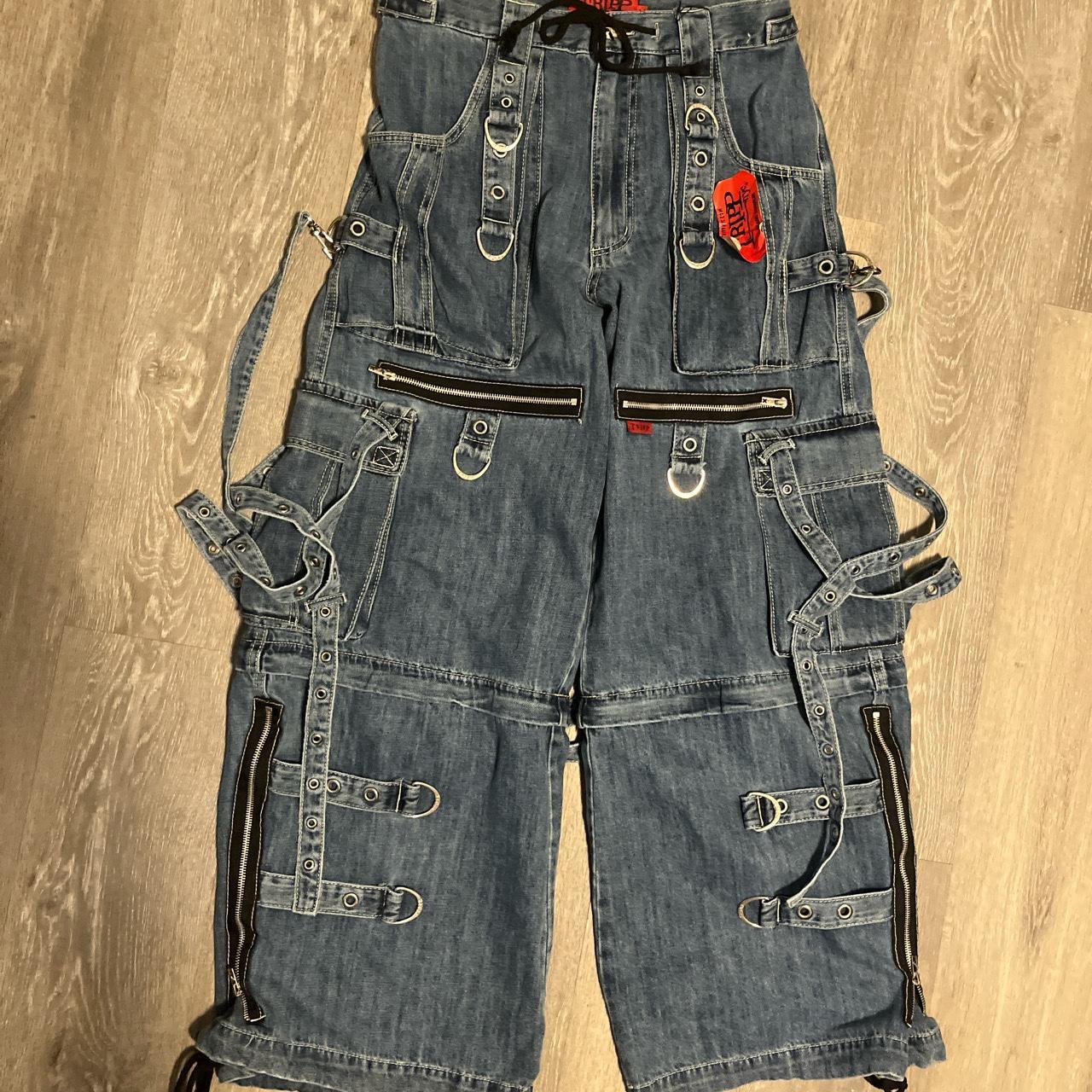 BLUE TRIPP NYC PANTS THIS ARE SO CLEAN OMG SAD TO... - Depop