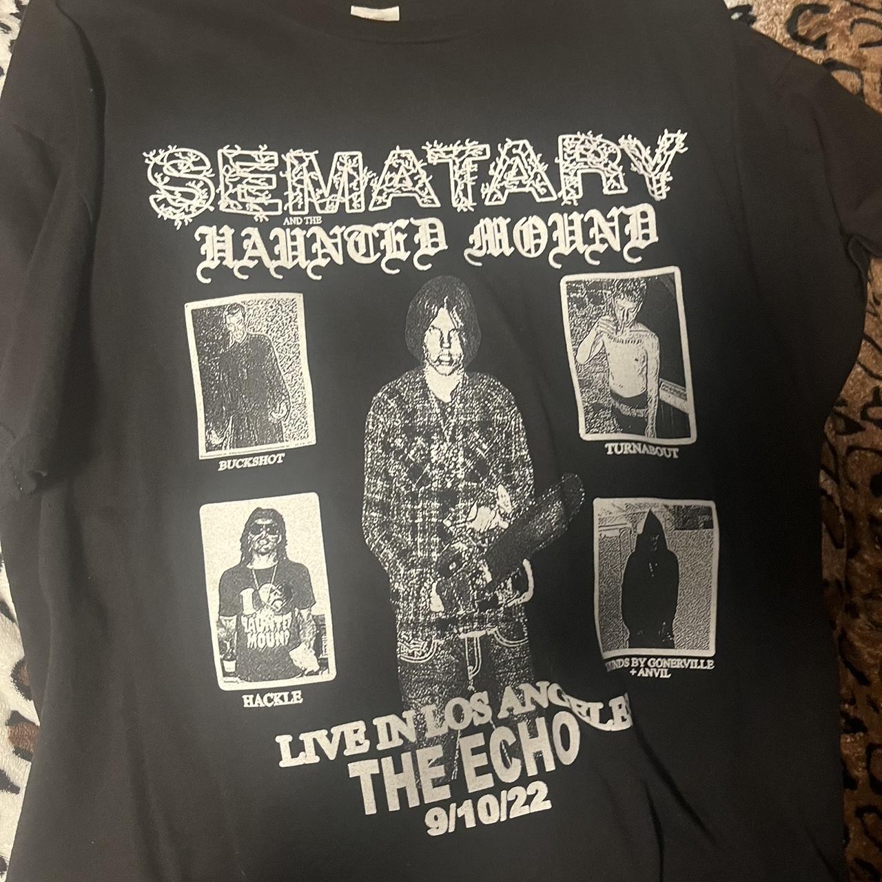 classic first show sematary shirt. shirt show ever... - Depop